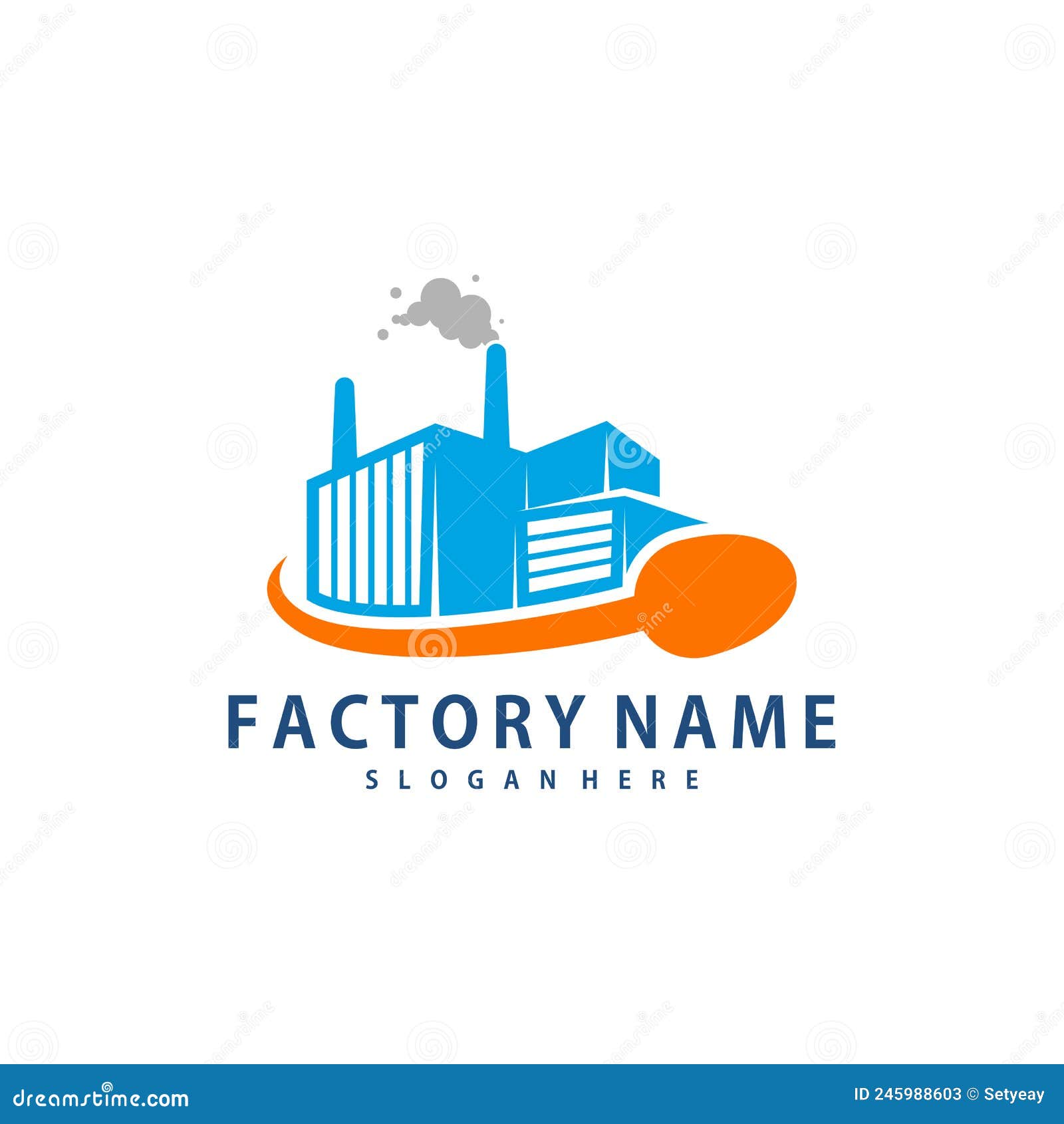 Food Factory Logo Design Vector, Creative Factory Logo Design Template ...
