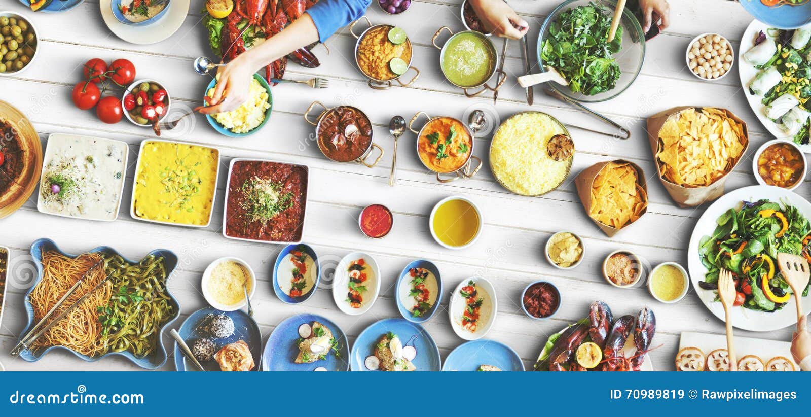 Food Festive Restaurant Party Unity Concept Stock Image - Image of ...