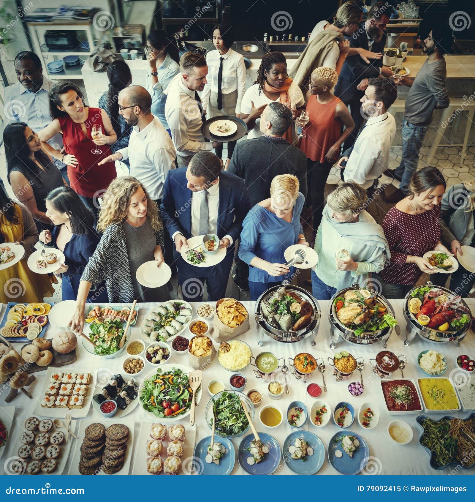 Food Festive Restaurant Party Unity Concept Stock Image - Image of ...