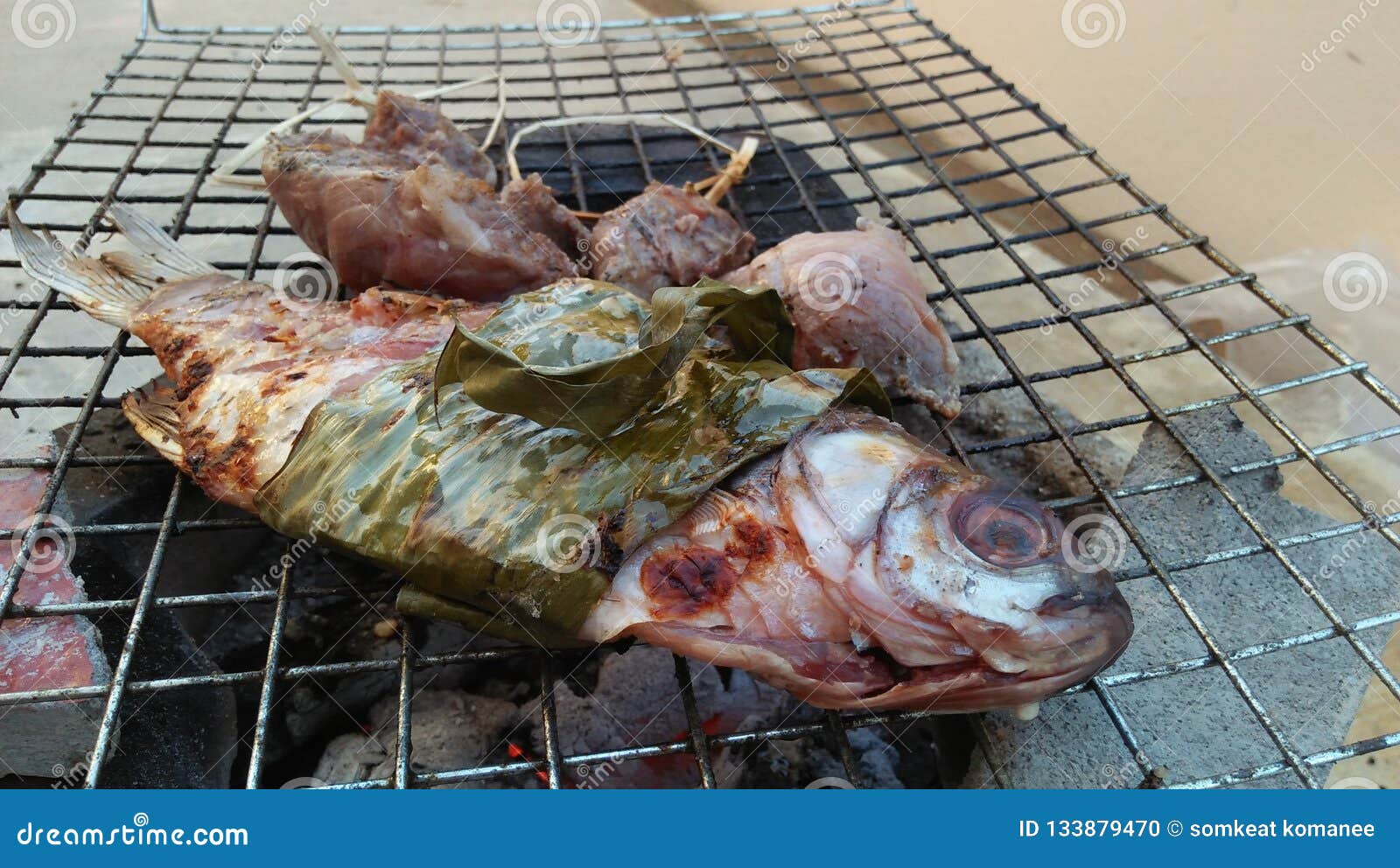 Food stock photo. Image of cook, gill, fish, food, esans - 133879470