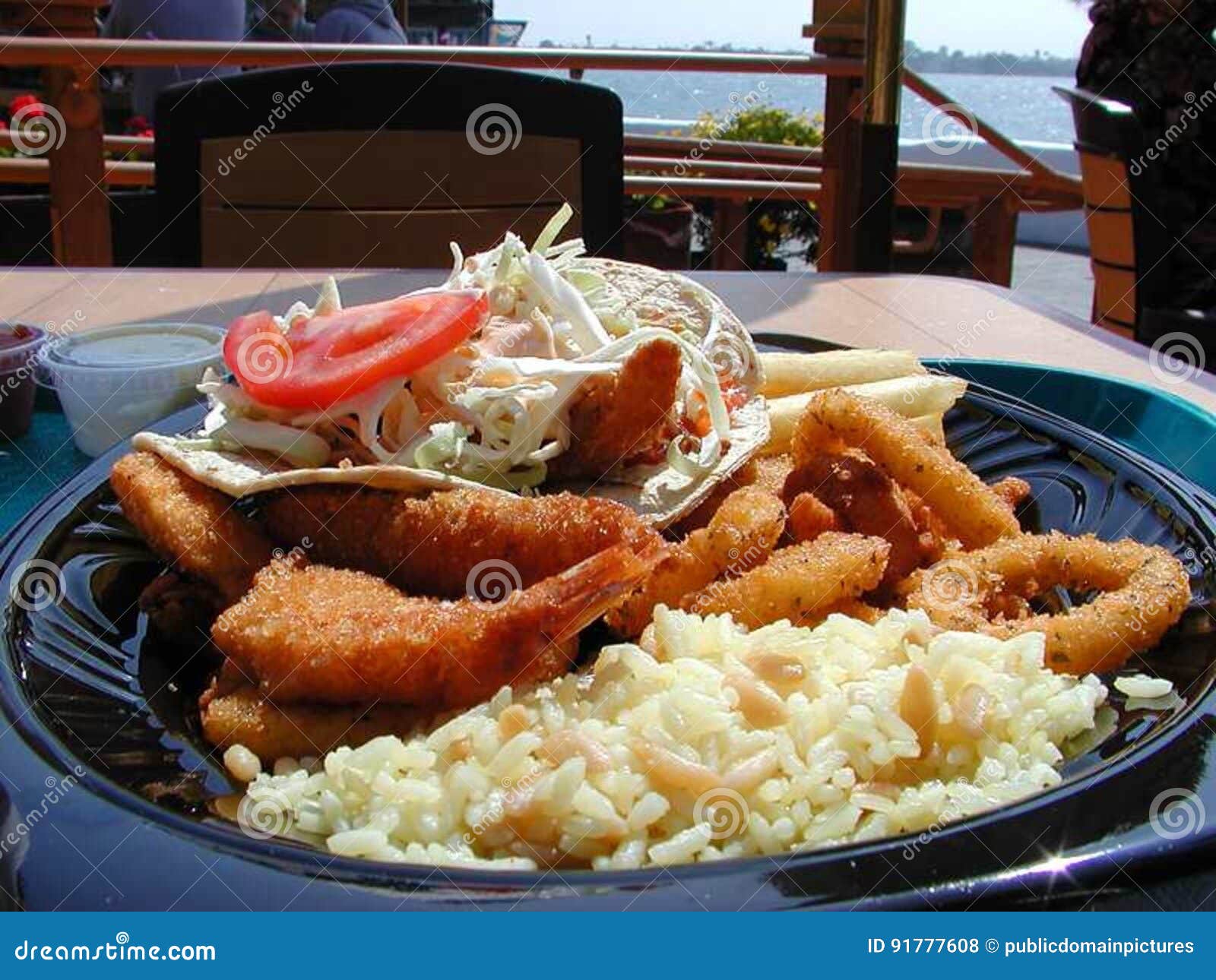 Food Fish Rice Picture. Image: 91777608