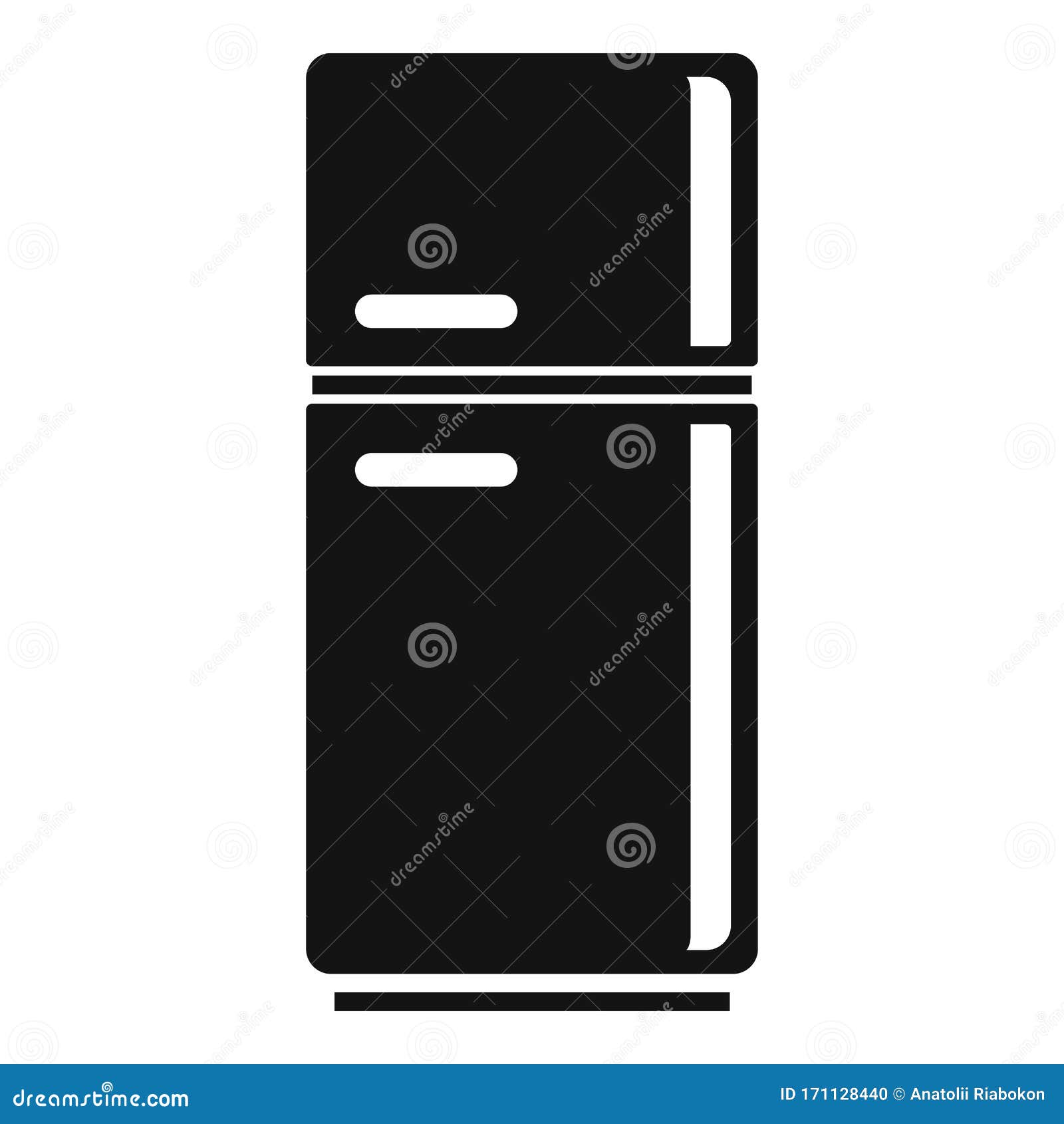 Food Fridge Icon, Simple Style Stock Vector - Illustration of food ...