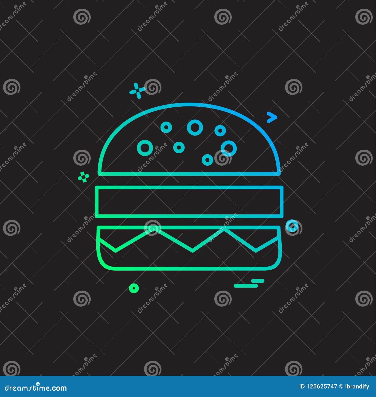 Food icon design vector stock vector. Illustration of dessert - 125625747