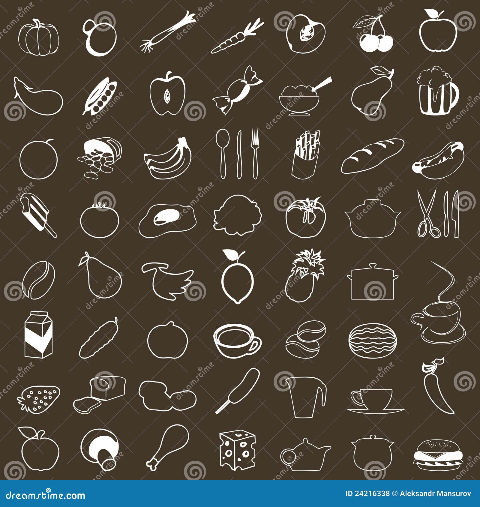 Food icon7 stock vector. Illustration of milk, nature - 24216338