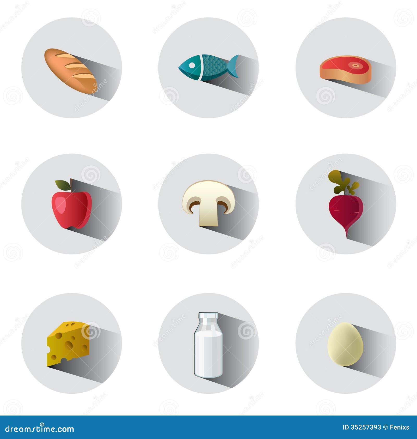 Food icons stock vector. Illustration of food, lunch - 35257393