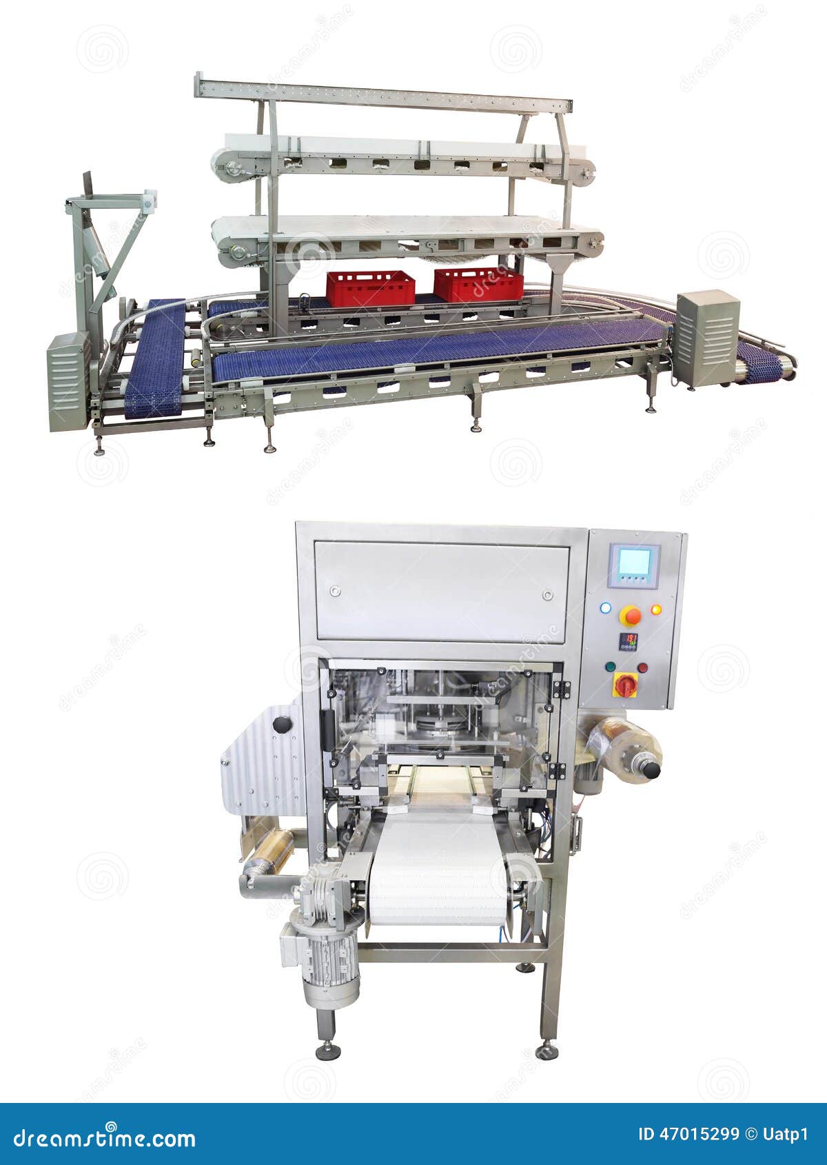 Food industry equipment stock image. Image of dough, industrial - 47015299