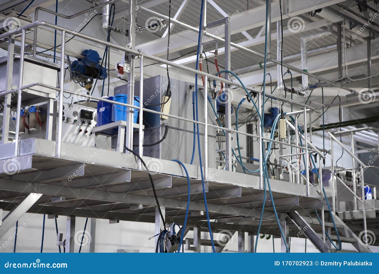 Food Industry, Processing of Whey into Milk Powder Stock Image - Image ...