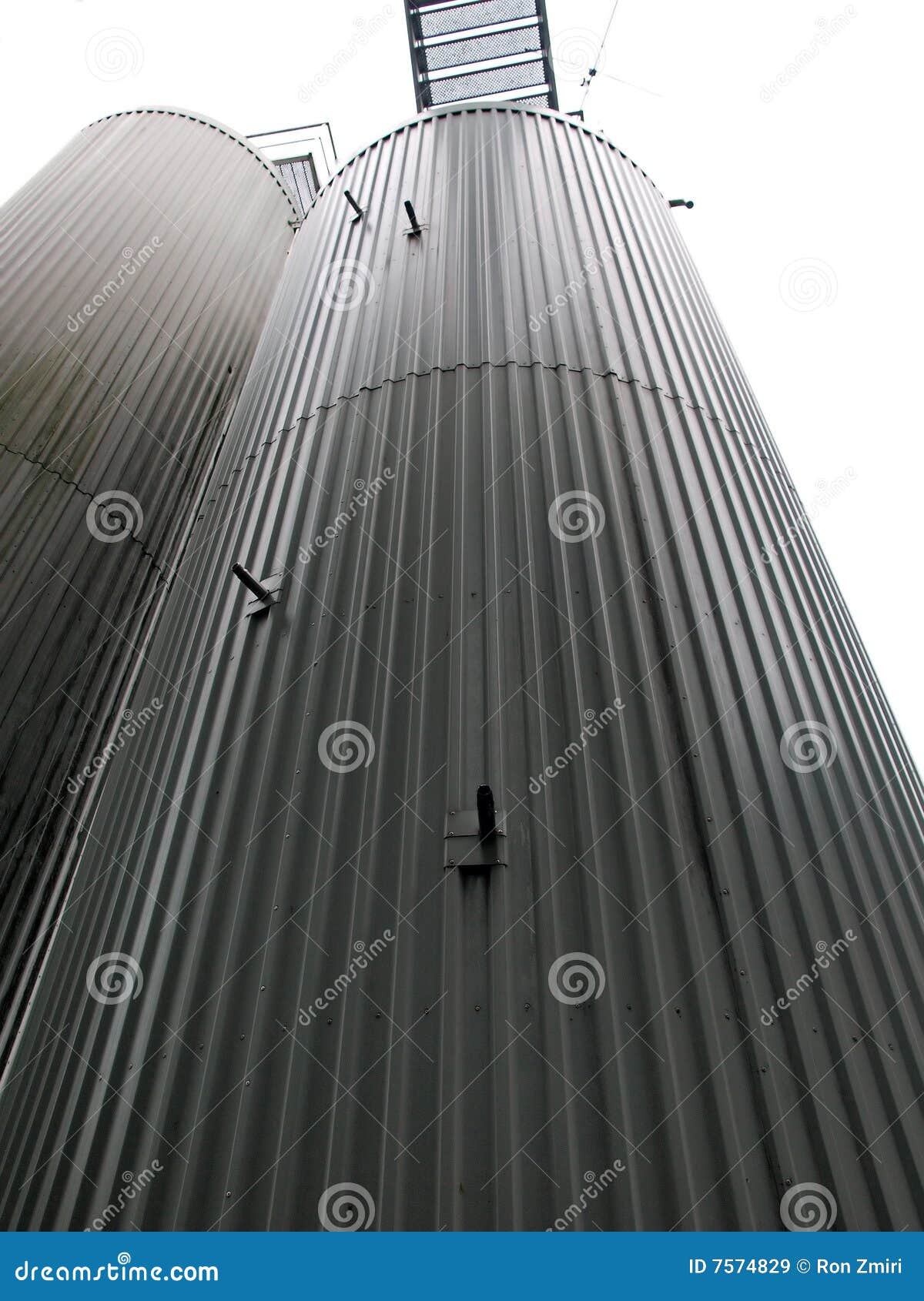 Food industry silo stock image. Image of storage, warehouse - 7574829