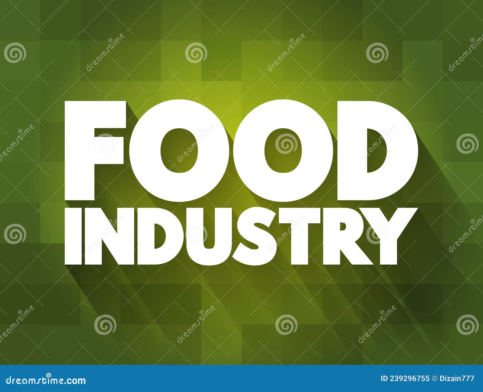 Food Industry Text Quote, Concept Background Stock Illustration ...