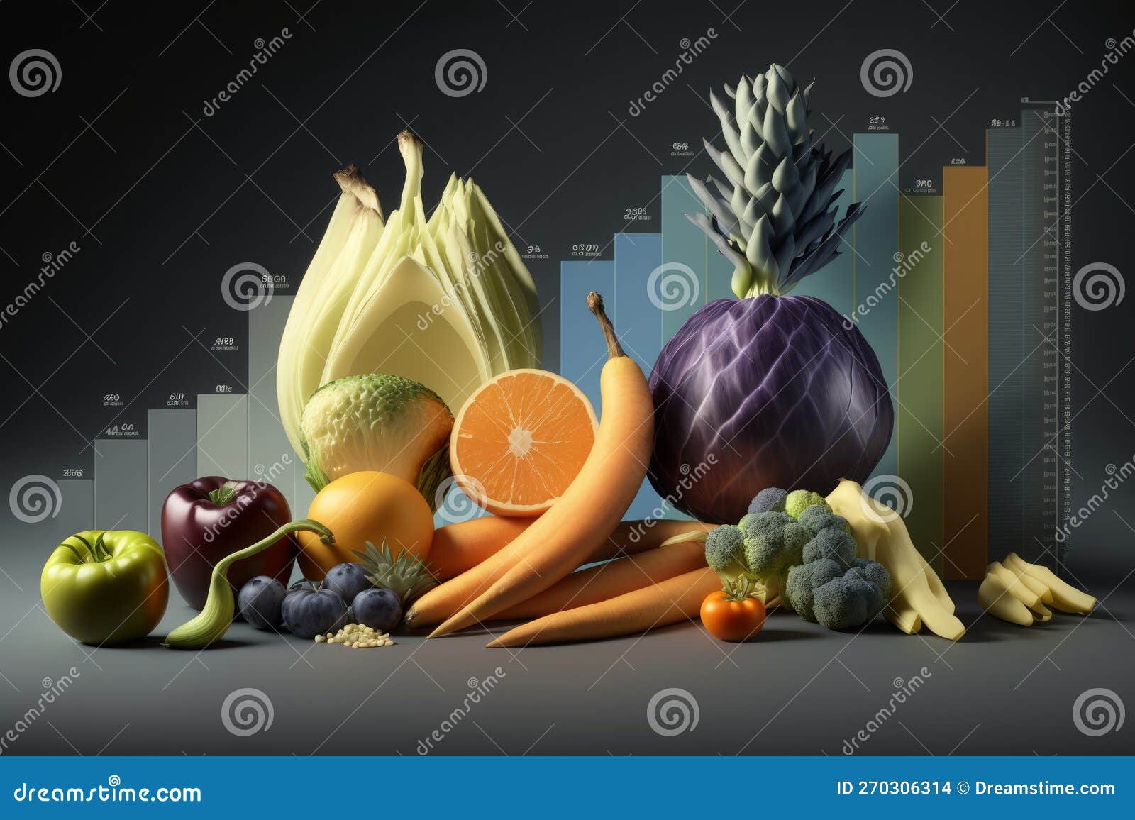 Food inflation stock illustration. Illustration of healthy - 270306314