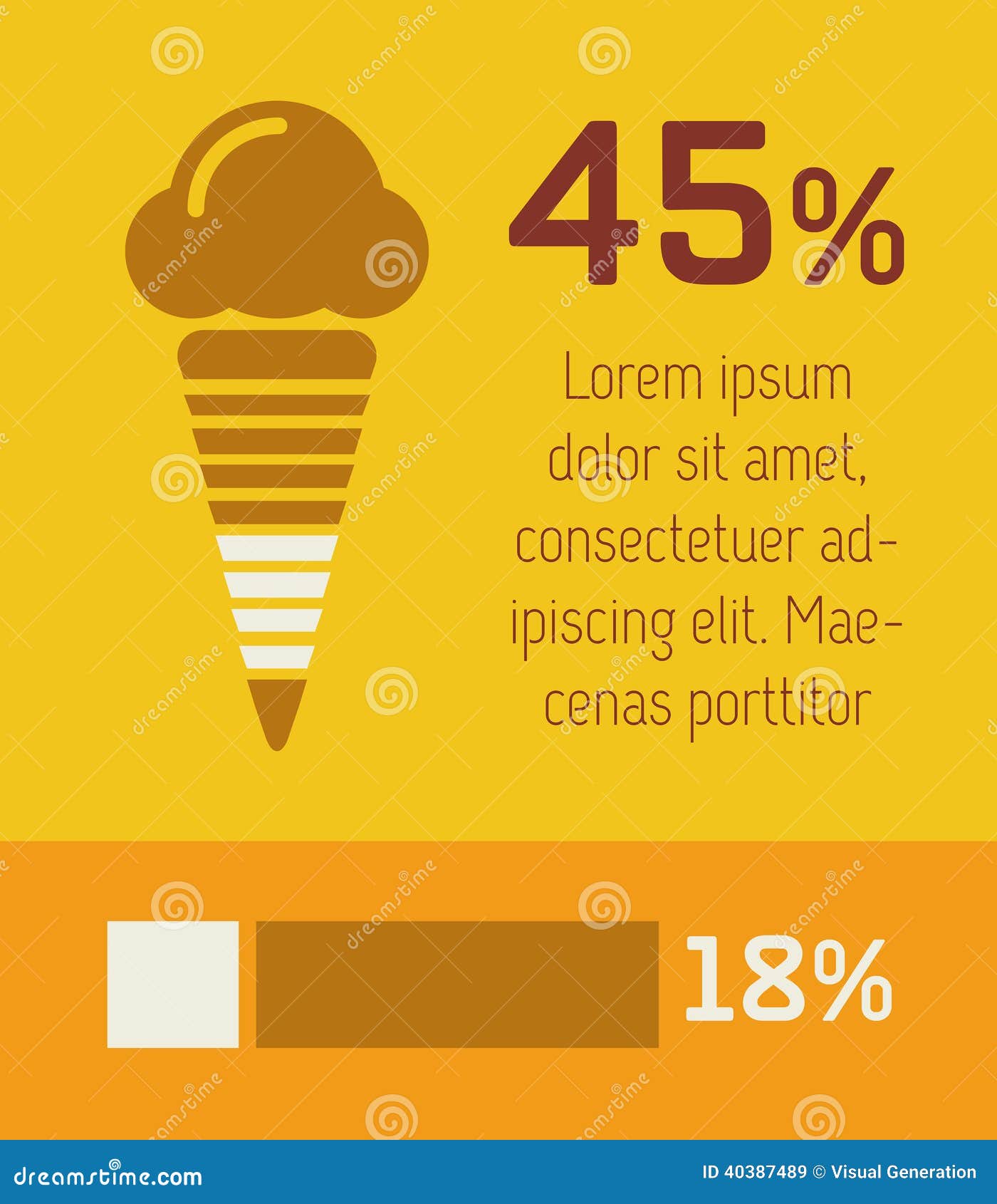 Food Infographic Elements. stock vector. Illustration of business ...