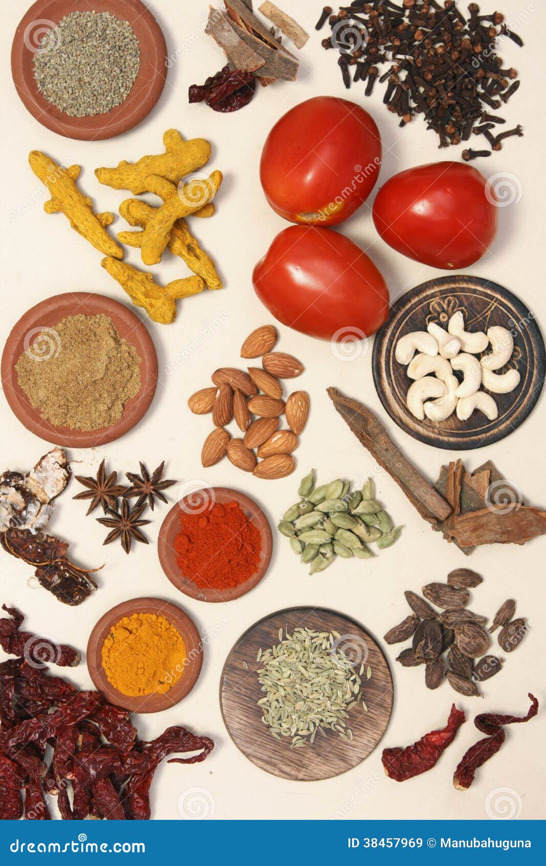 Food Ingredient mixture stock image. Image of coriander - 38457969