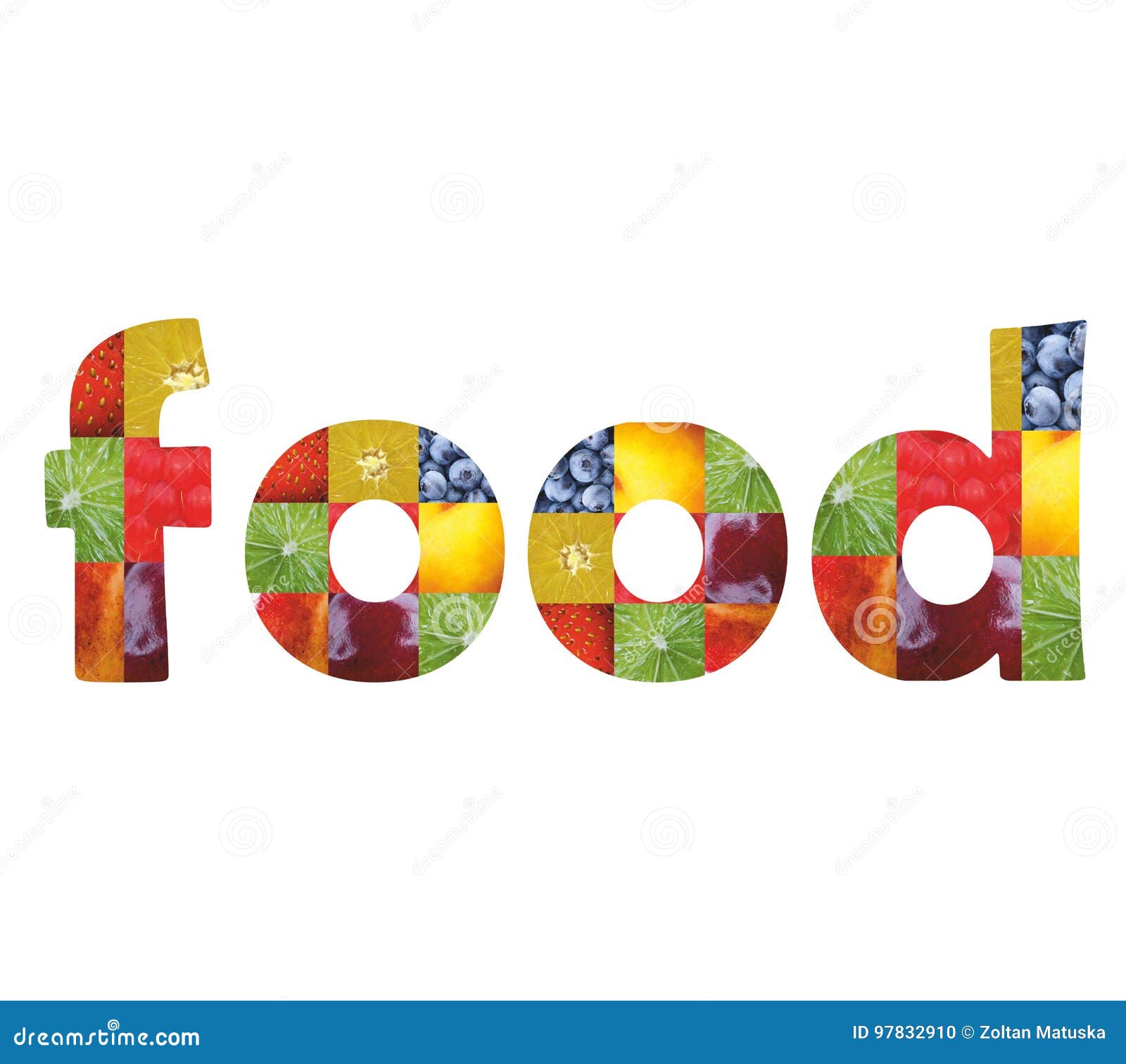 Food inside word text stock photo. Image of berry, food - 97832910