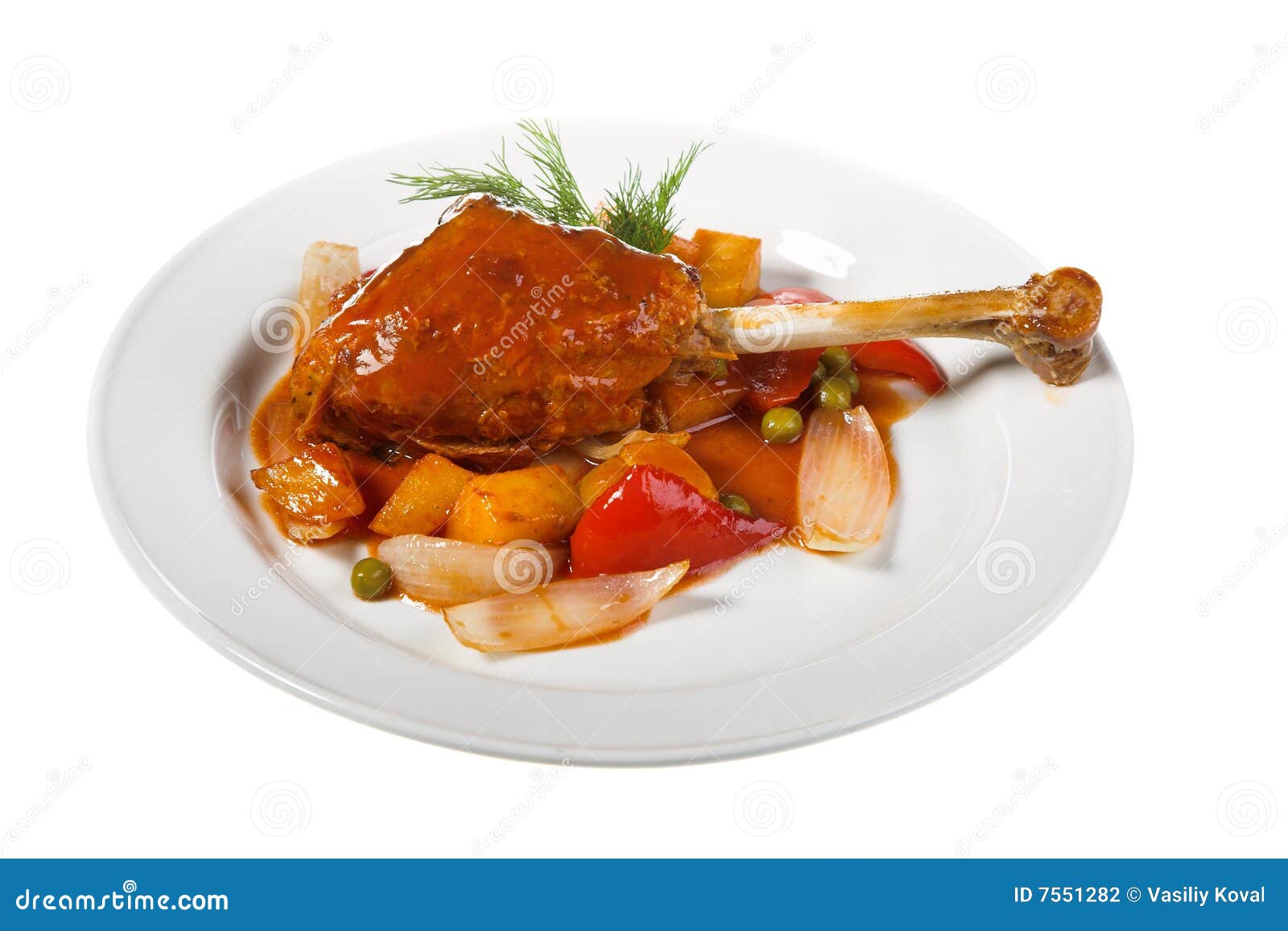 Food isolated stock photo. Image of healthy, cooked, herb - 7551282