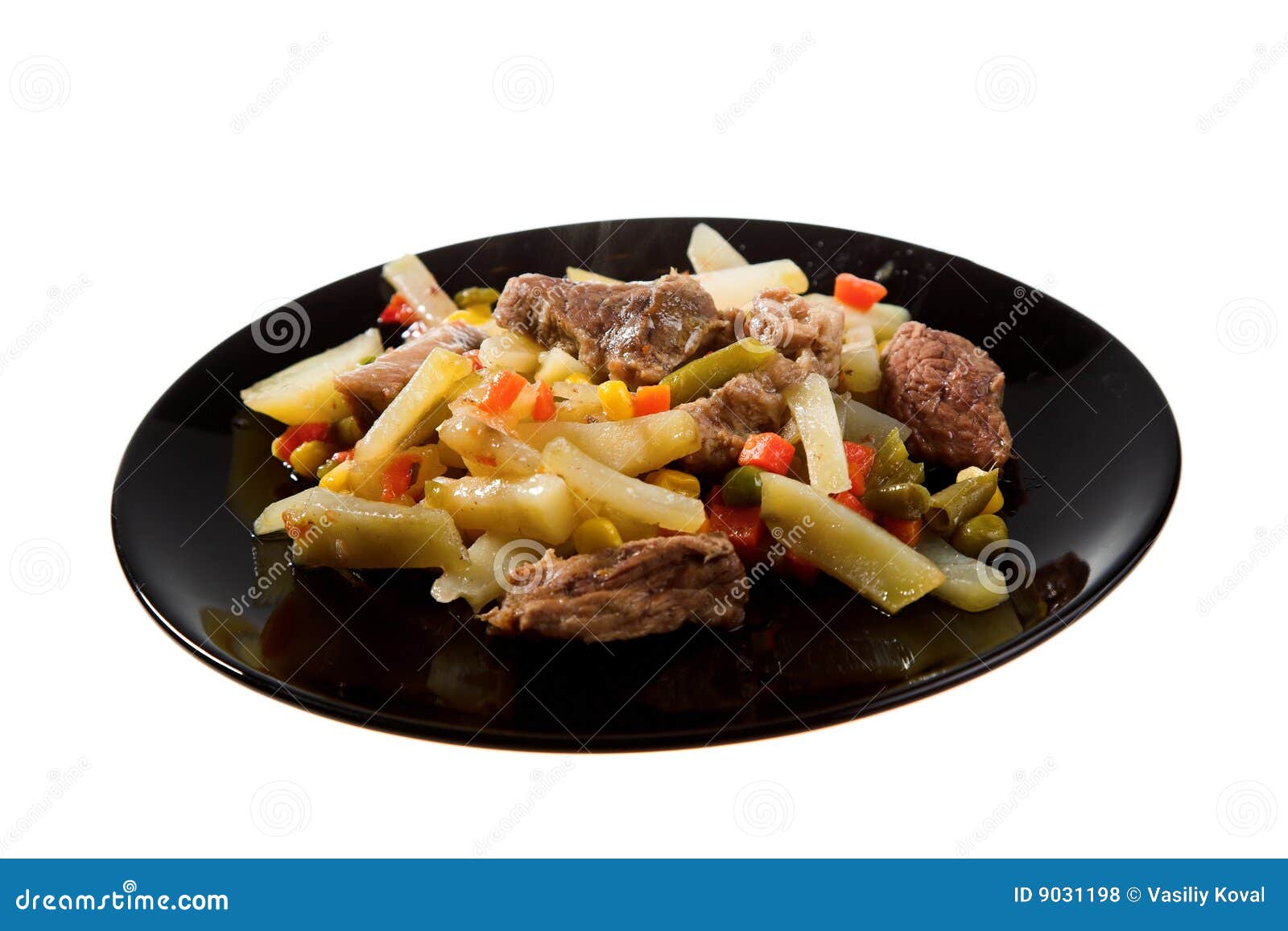 Food isolated stock photo. Image of meat, roast, dish - 9031198