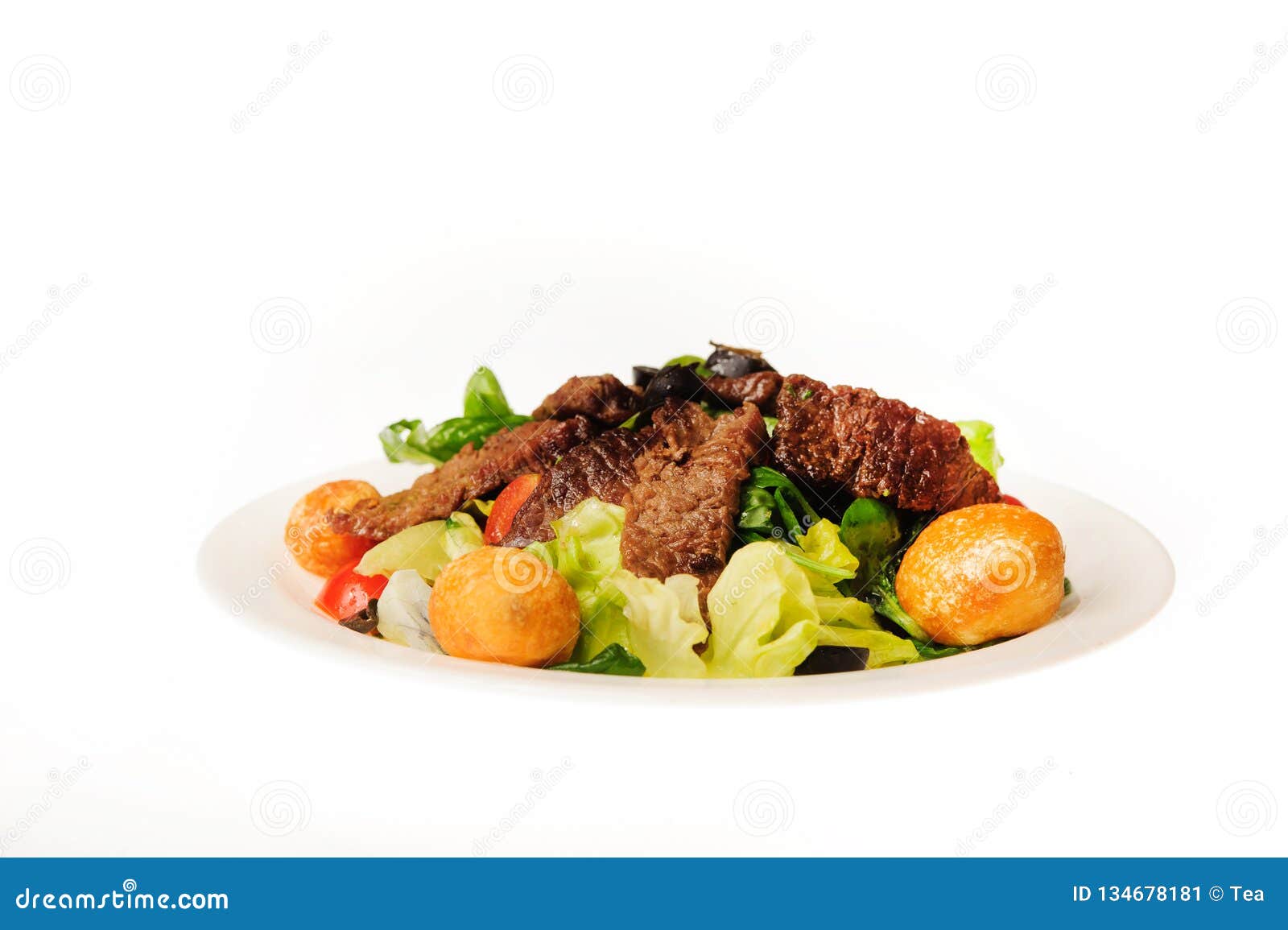 Food Isolated on White Background Stock Image - Image of white ...