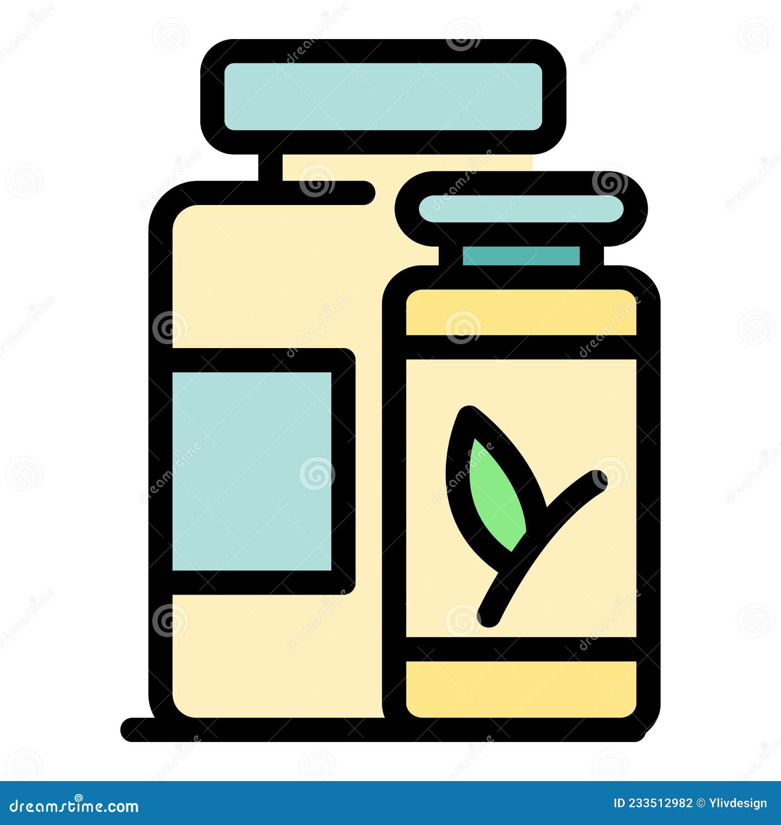Lab Jars, Icon Vector Illustration | CartoonDealer.com #258926368
