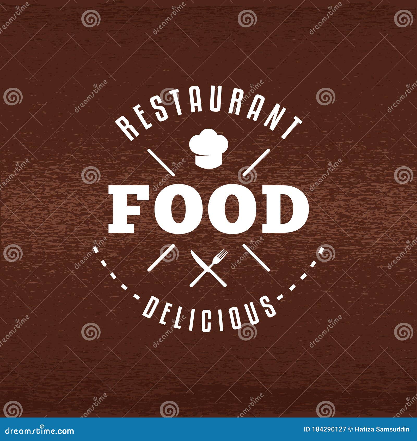 A food label illustration. stock vector. Illustration of yummy - 184290127