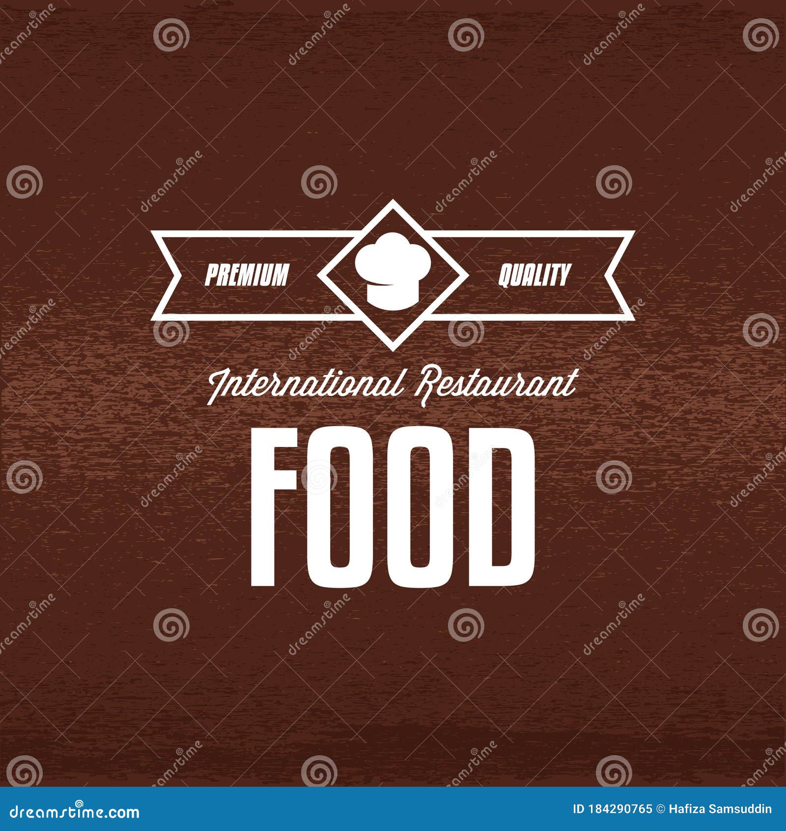 A food label illustration. stock vector. Illustration of banner - 184290765