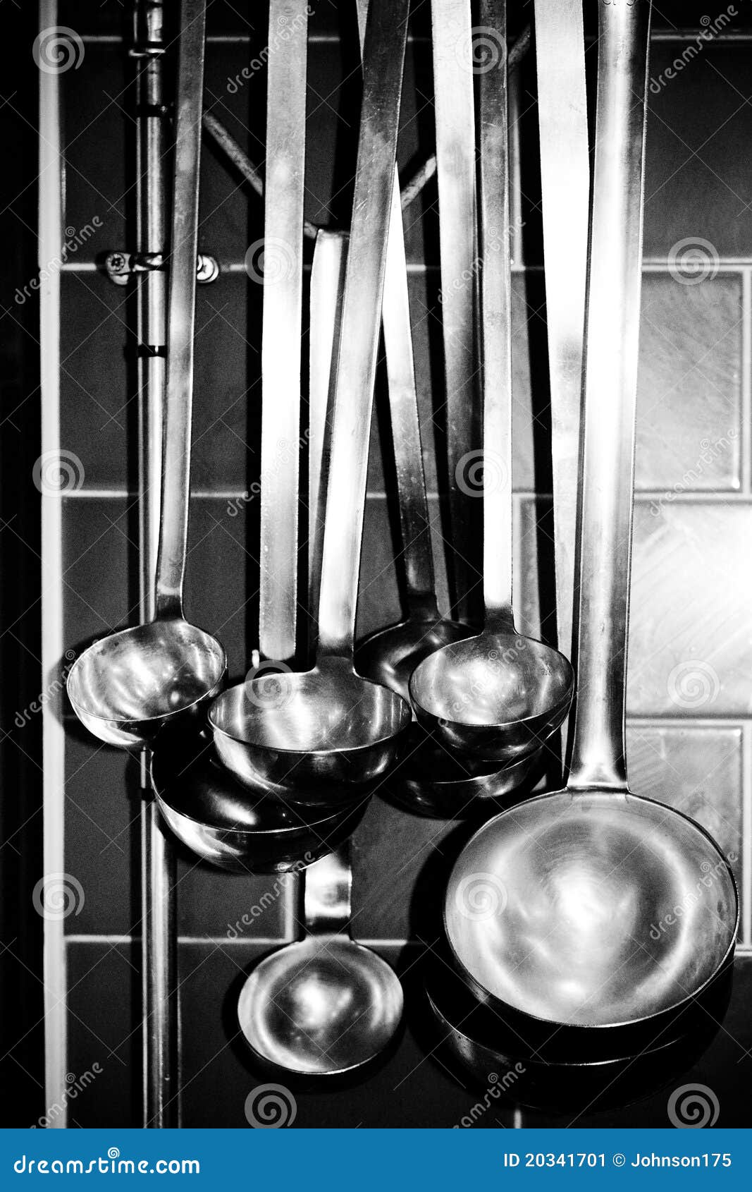 Food Ladles stock image. Image of mono, handles, restaurant - 20341701