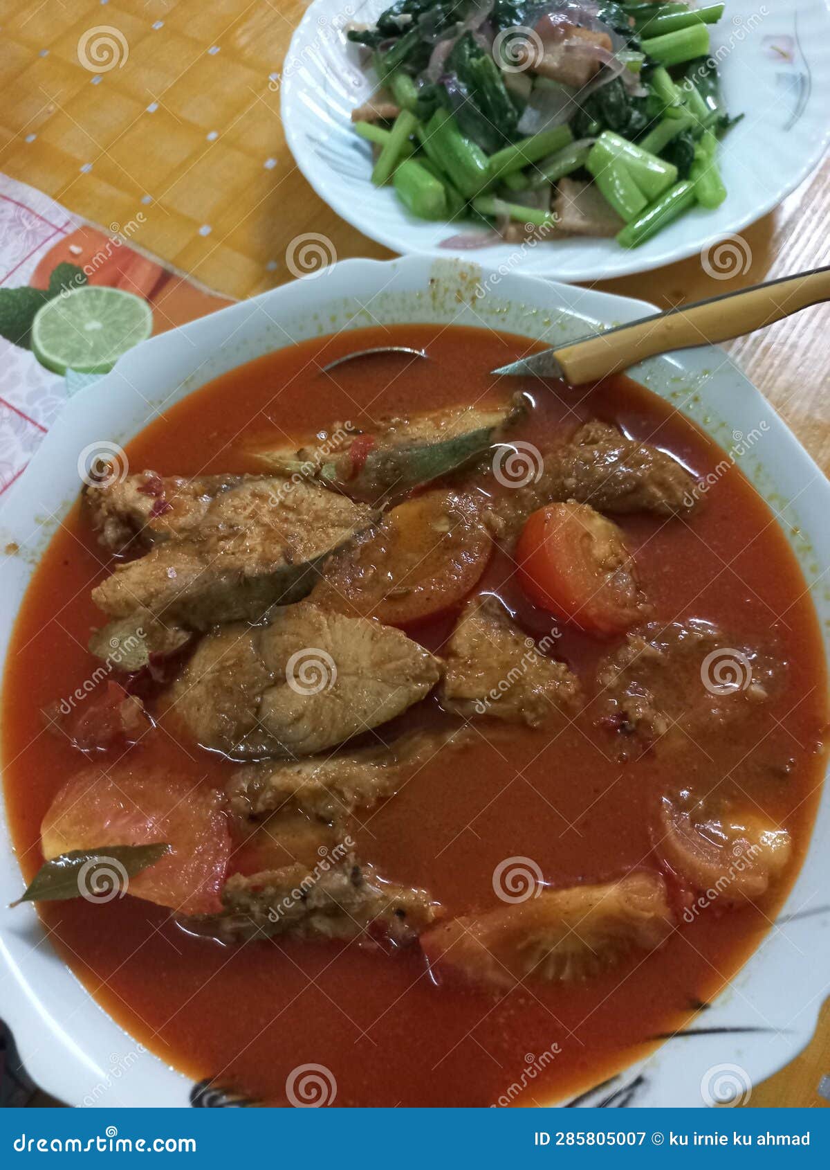 Food Local Malaysia Fish Curry Stock Image - Image of malaysia, fish ...