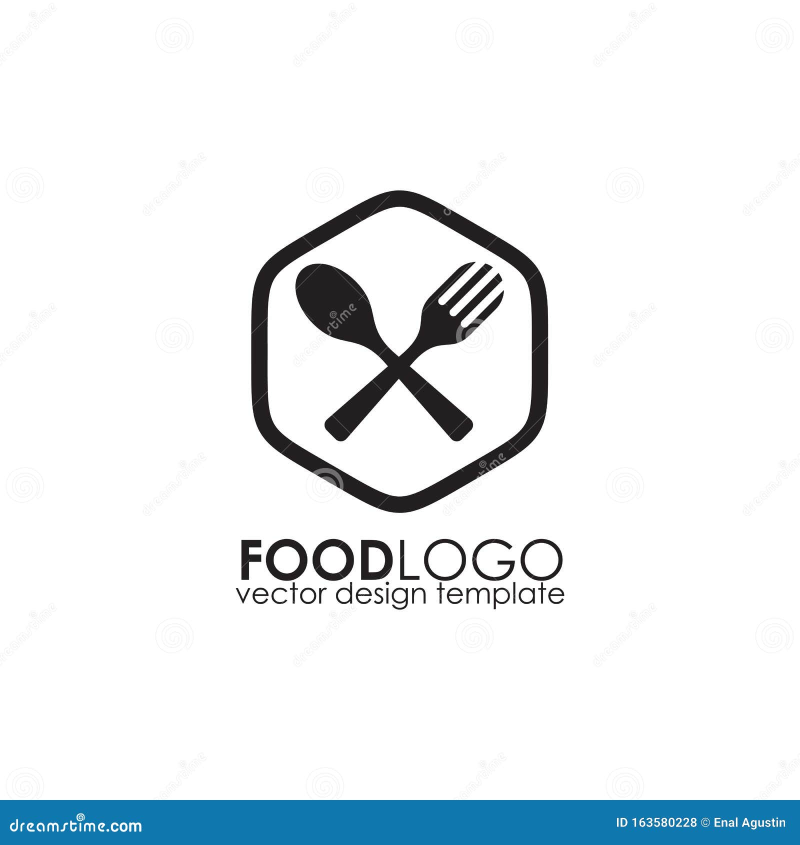Food Logo Design Vector Template Stock Vector - Illustration of concept ...