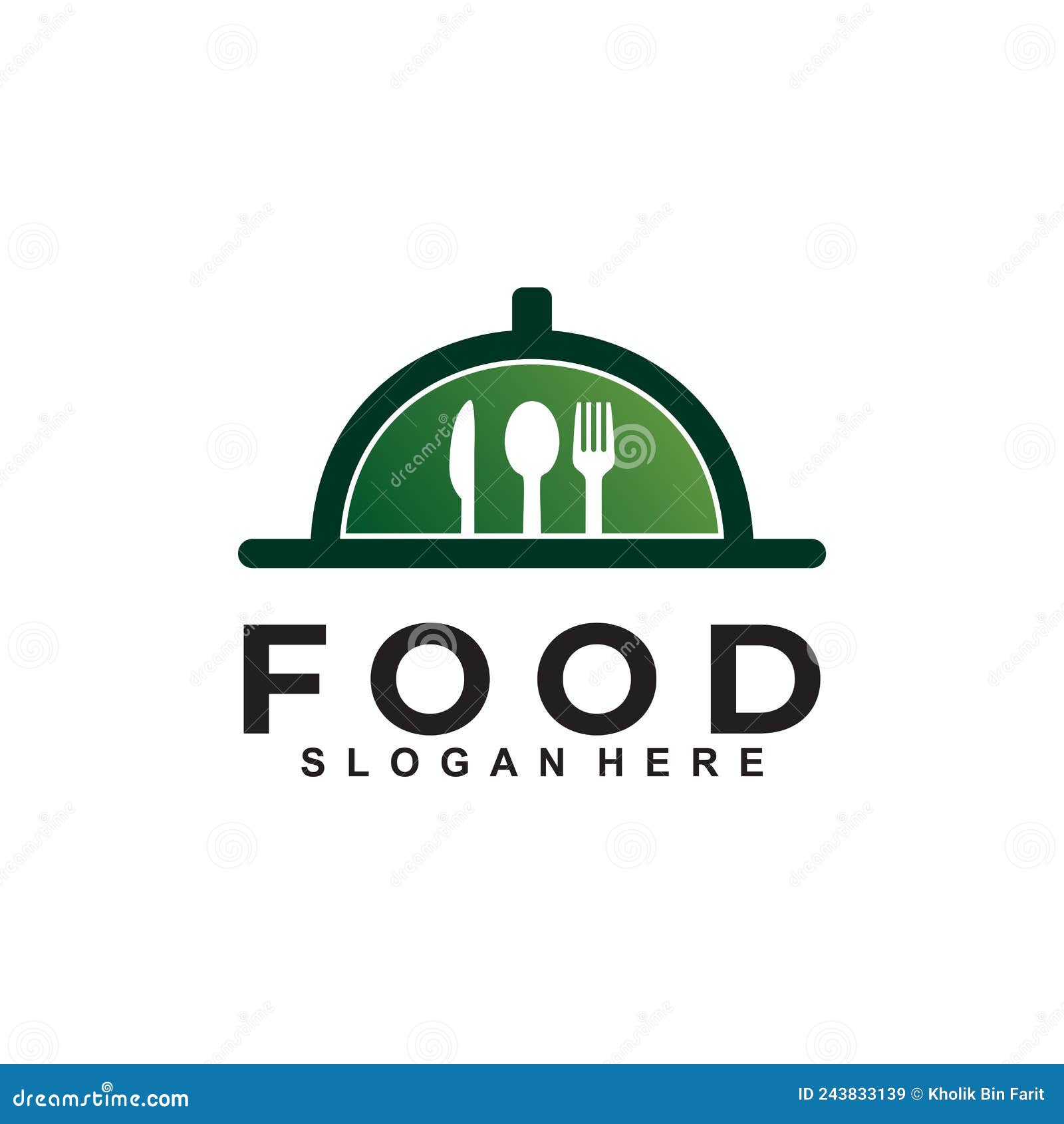 Food Logo Vector Design Template Stock Vector - Illustration of chef ...