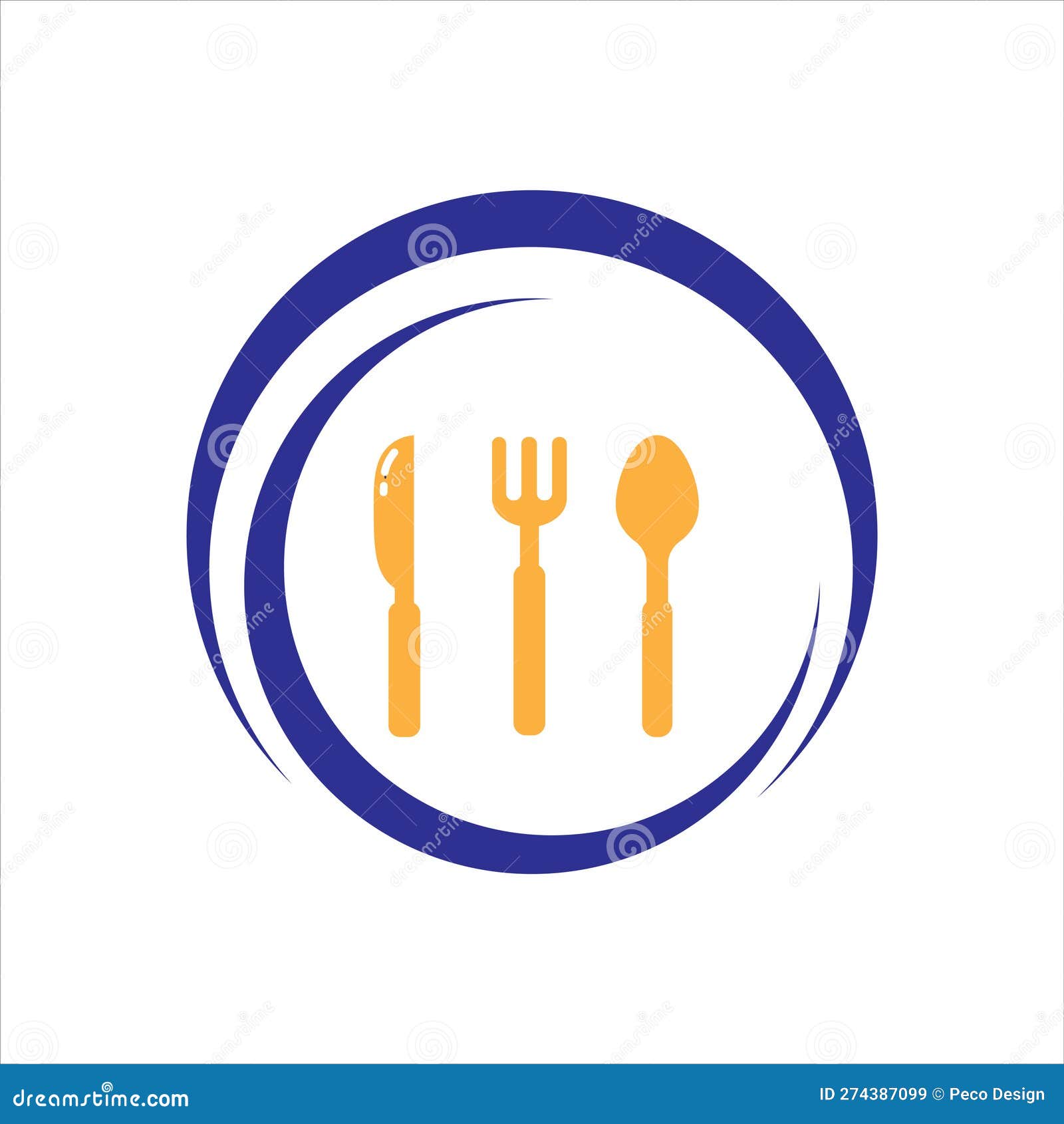 Food Logo Vector Icon stock vector. Illustration of fork - 274387099