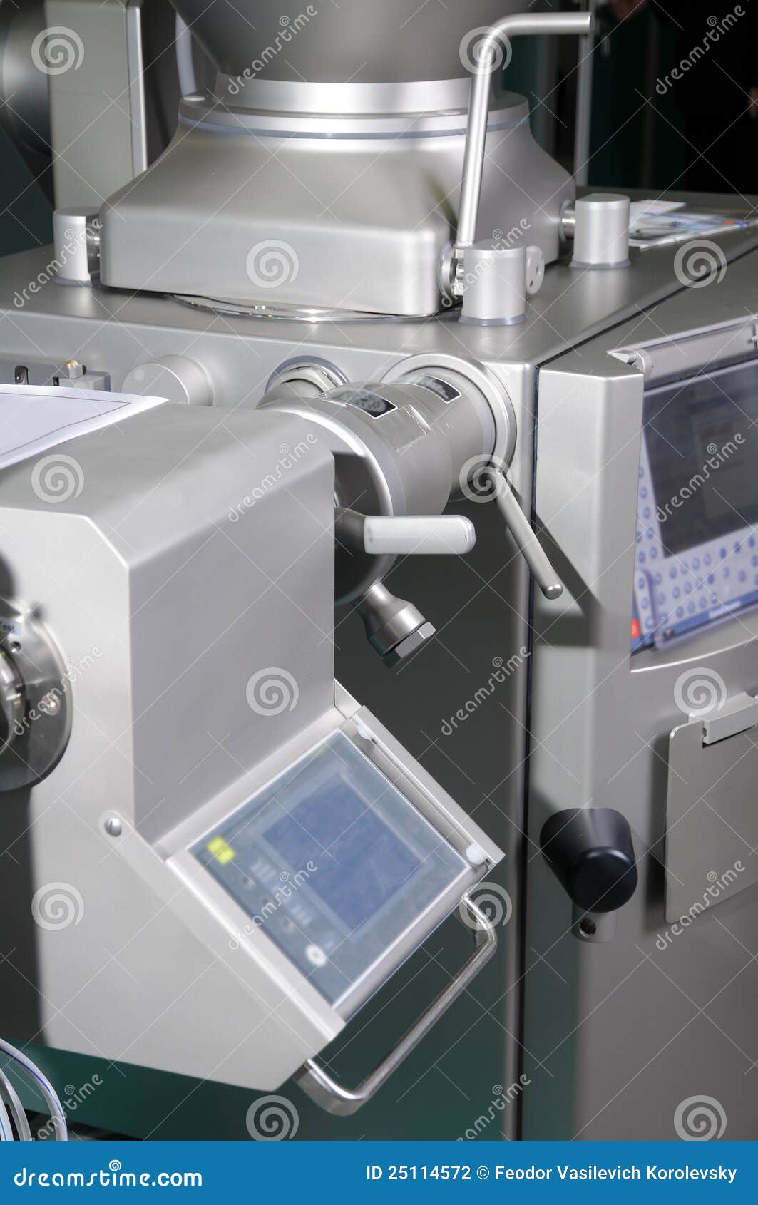 Food machinery. stock photo. Image of food, stainless - 25114572