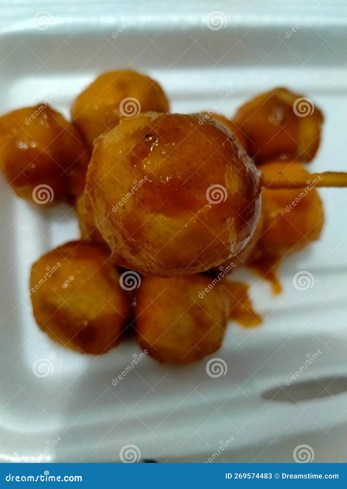 Food Made from Flour and Given Sauce Stock Image - Image of meat, dish ...