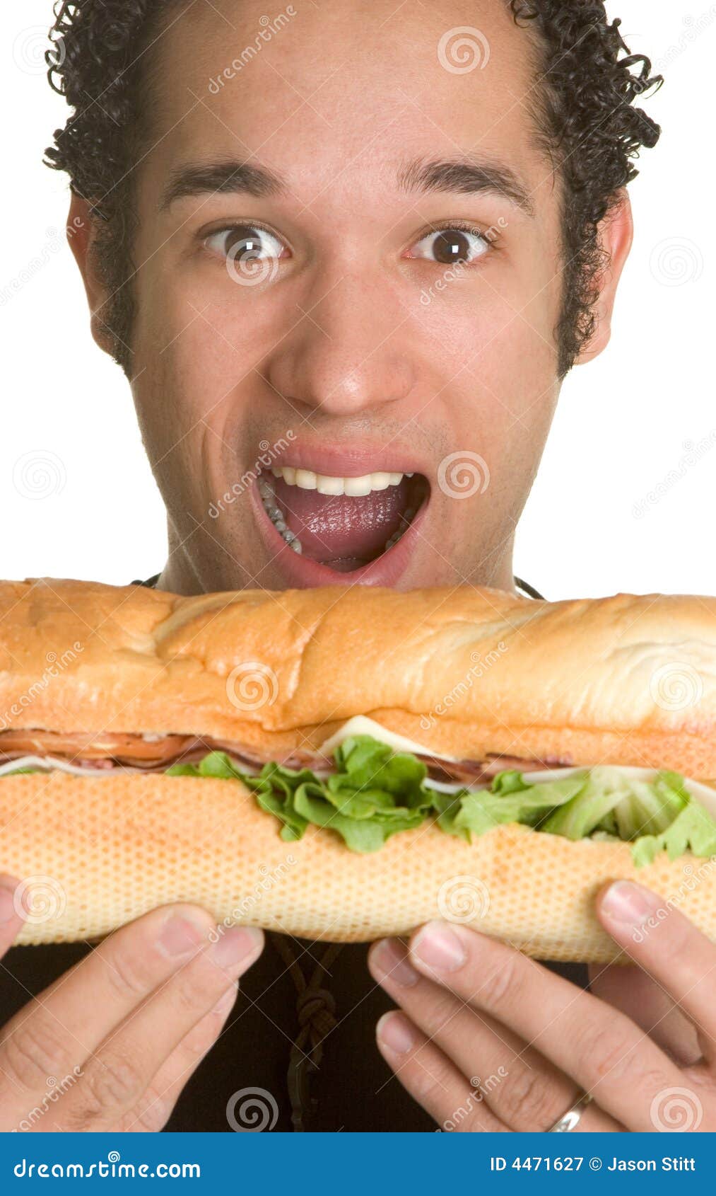 Food Man stock image. Image of large, american, nutrition - 4471627