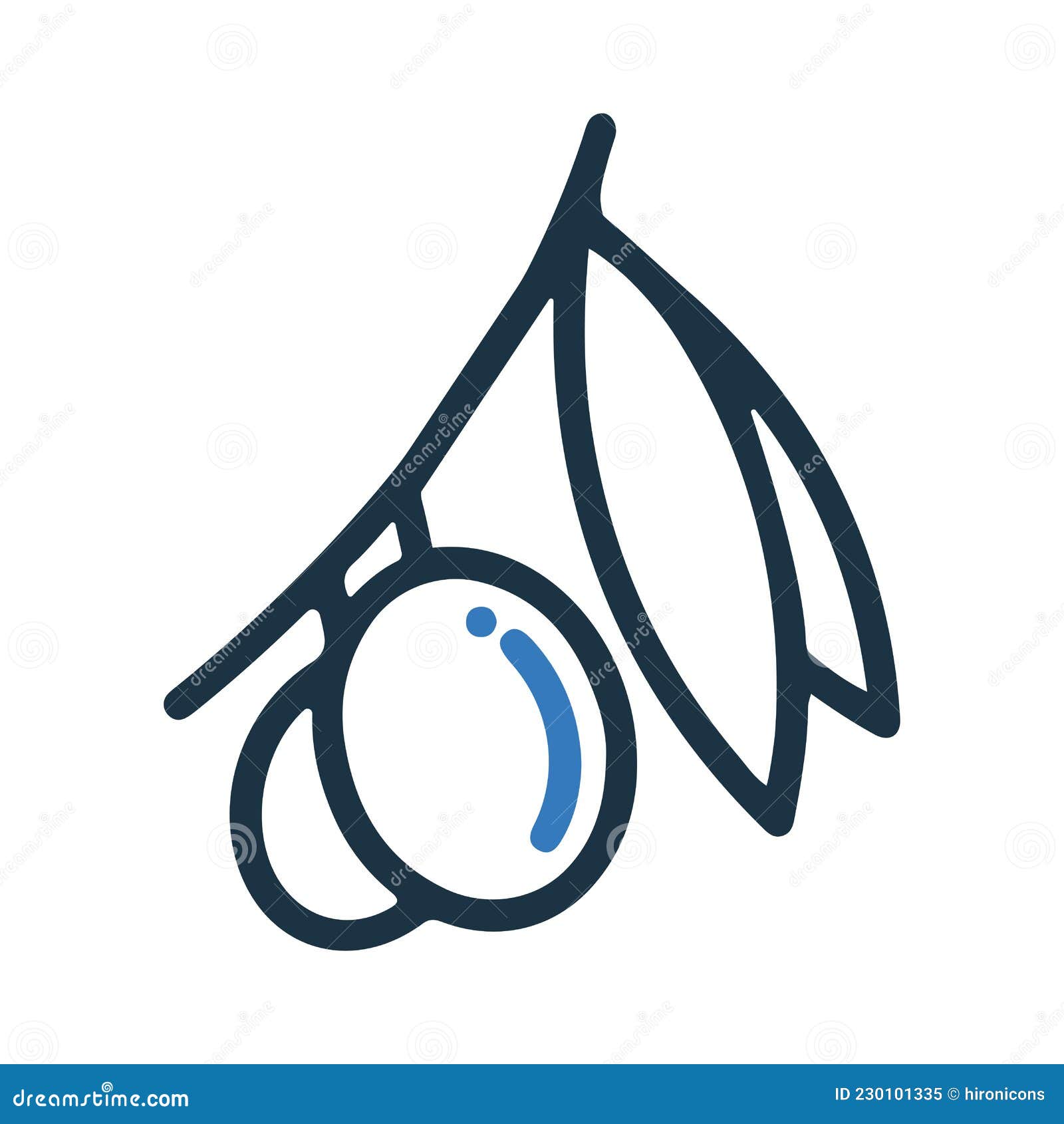 Food, Mediterranean Icon. Simple Editable Vector Illustration Stock ...