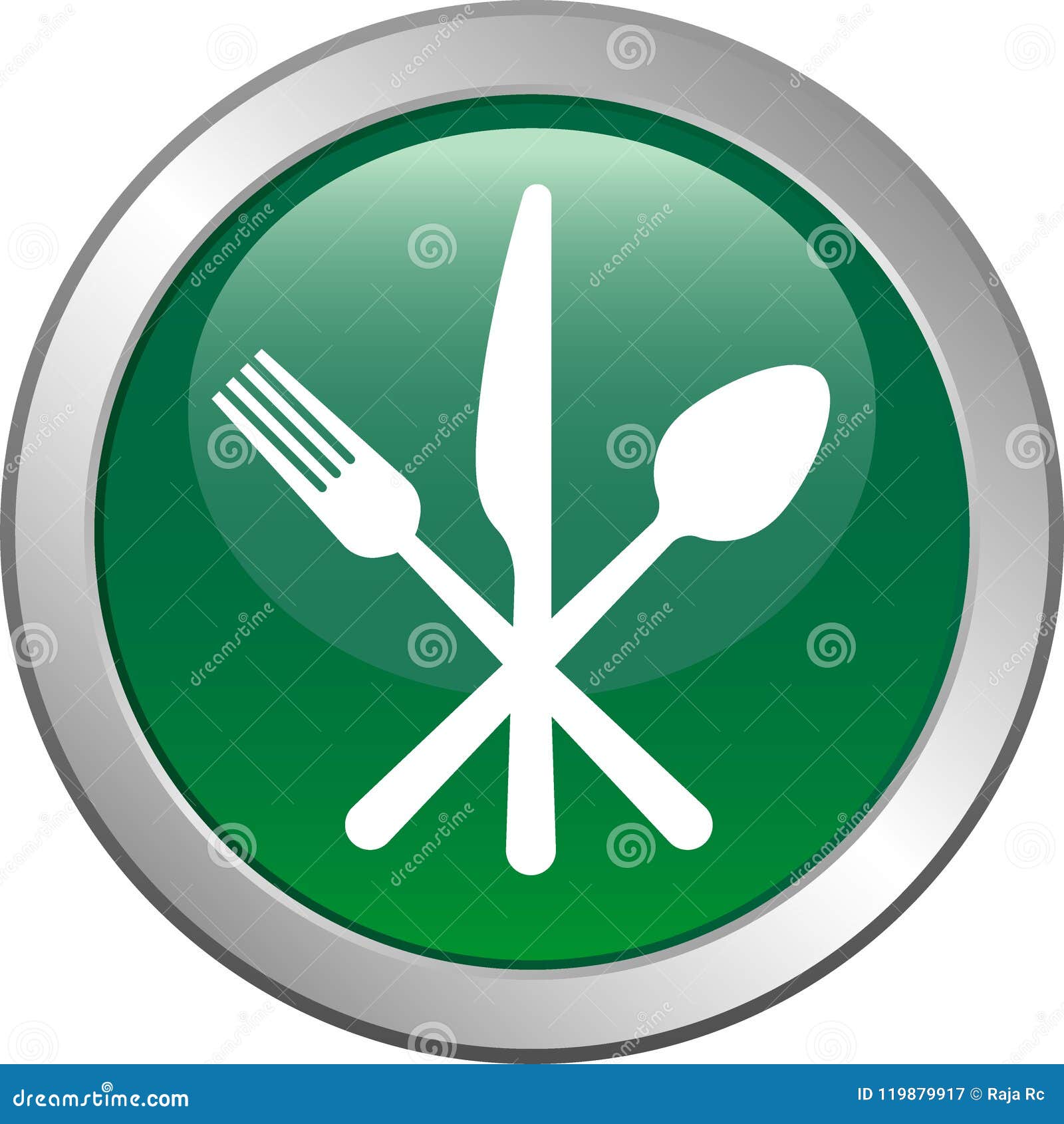 Food menu icon web button stock vector. Illustration of dishes - 119879917