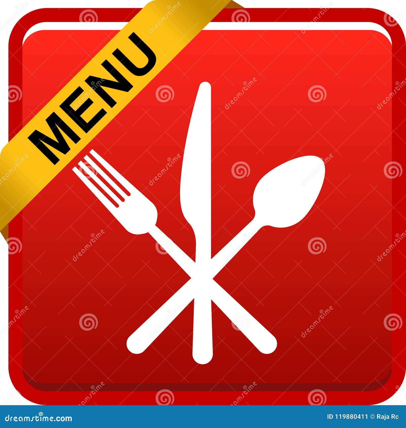 Food menu icon web button stock illustration. Illustration of buttons ...
