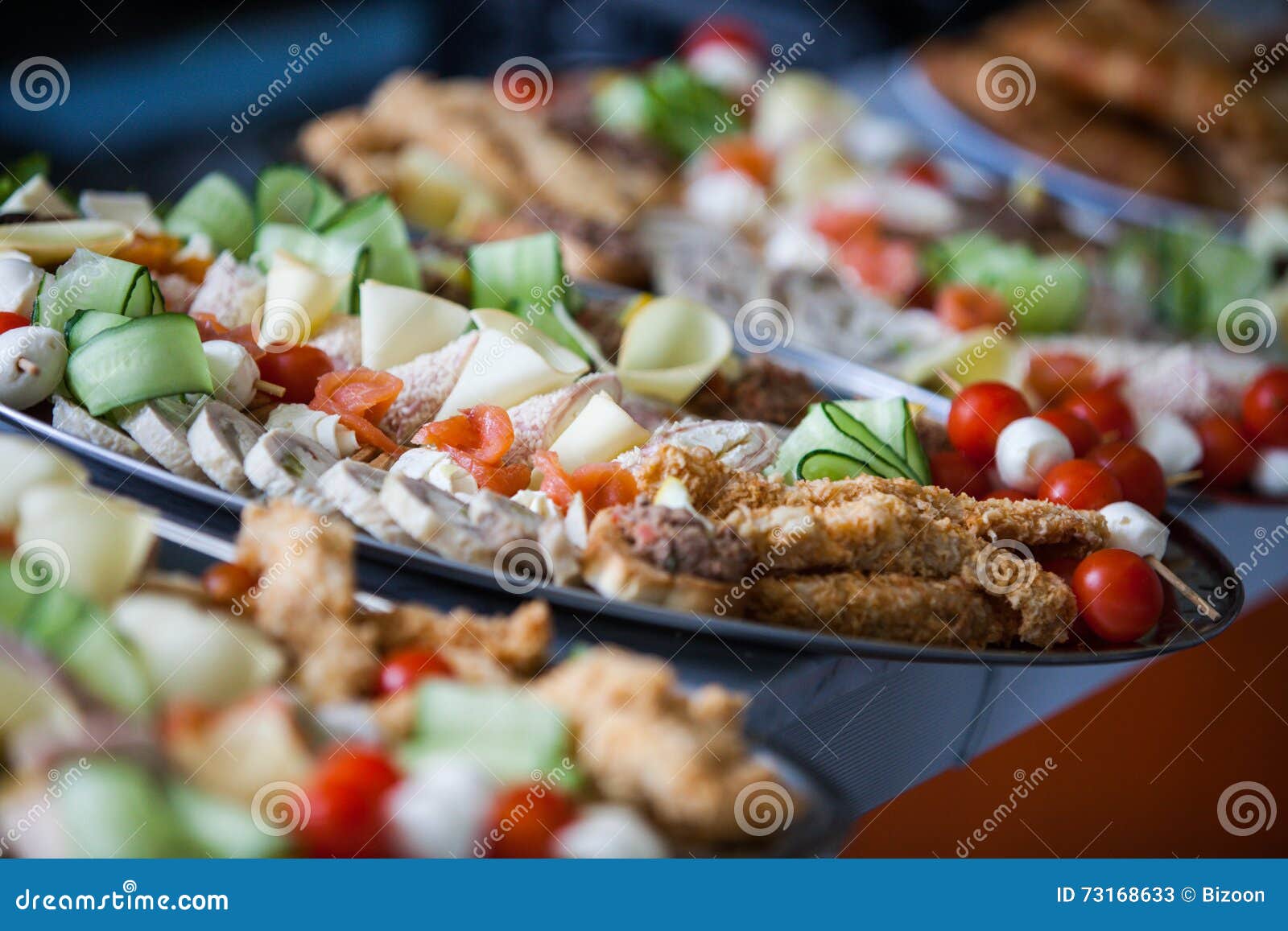Food mix on plate stock image. Image of snack, delicious - 73168633