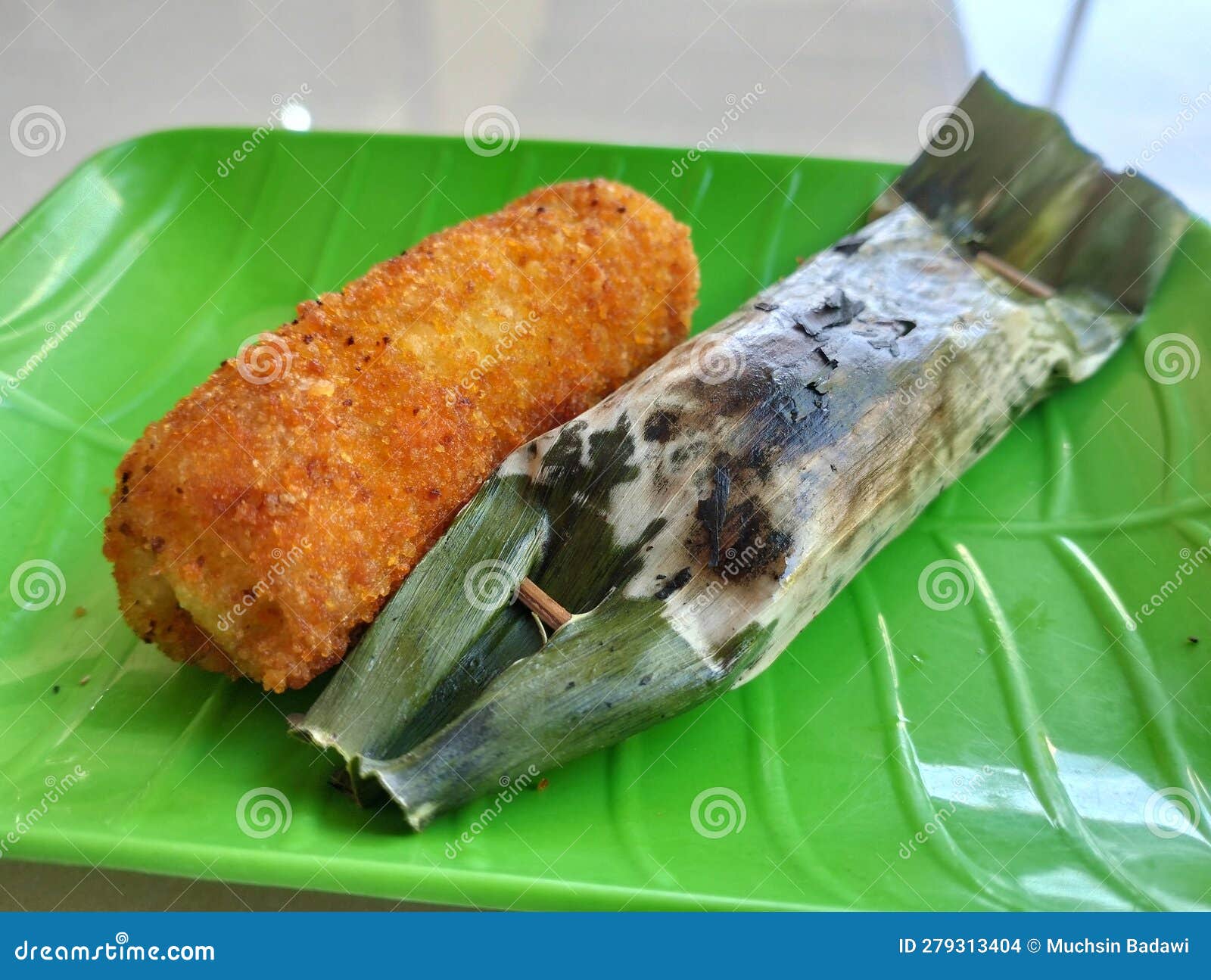 Food in the Morning Risol and Whistle, Typical Indonesian Food Stock ...