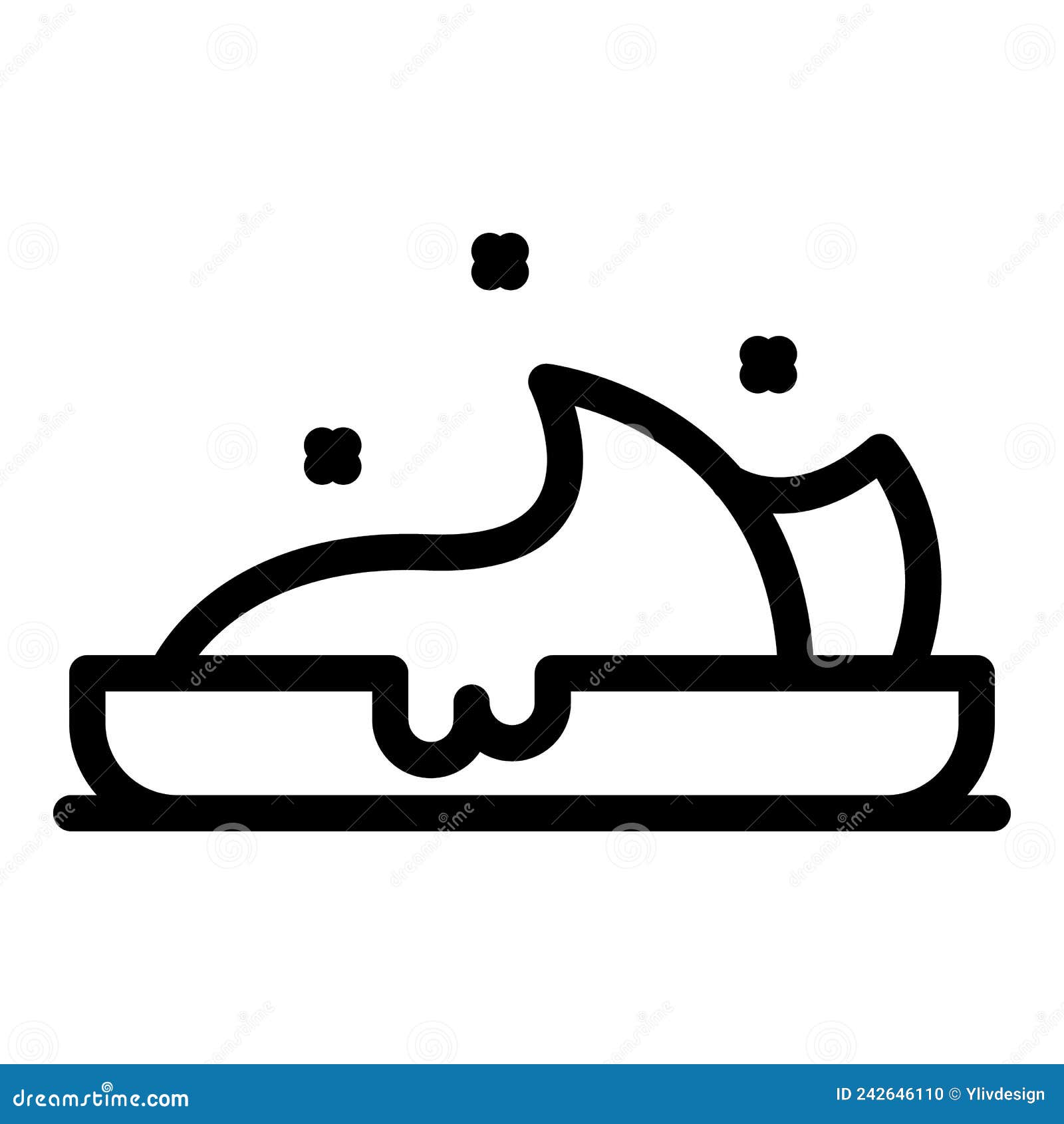 Food Nectar Icon Outline Vector. Honey Bee Stock Vector - Illustration ...