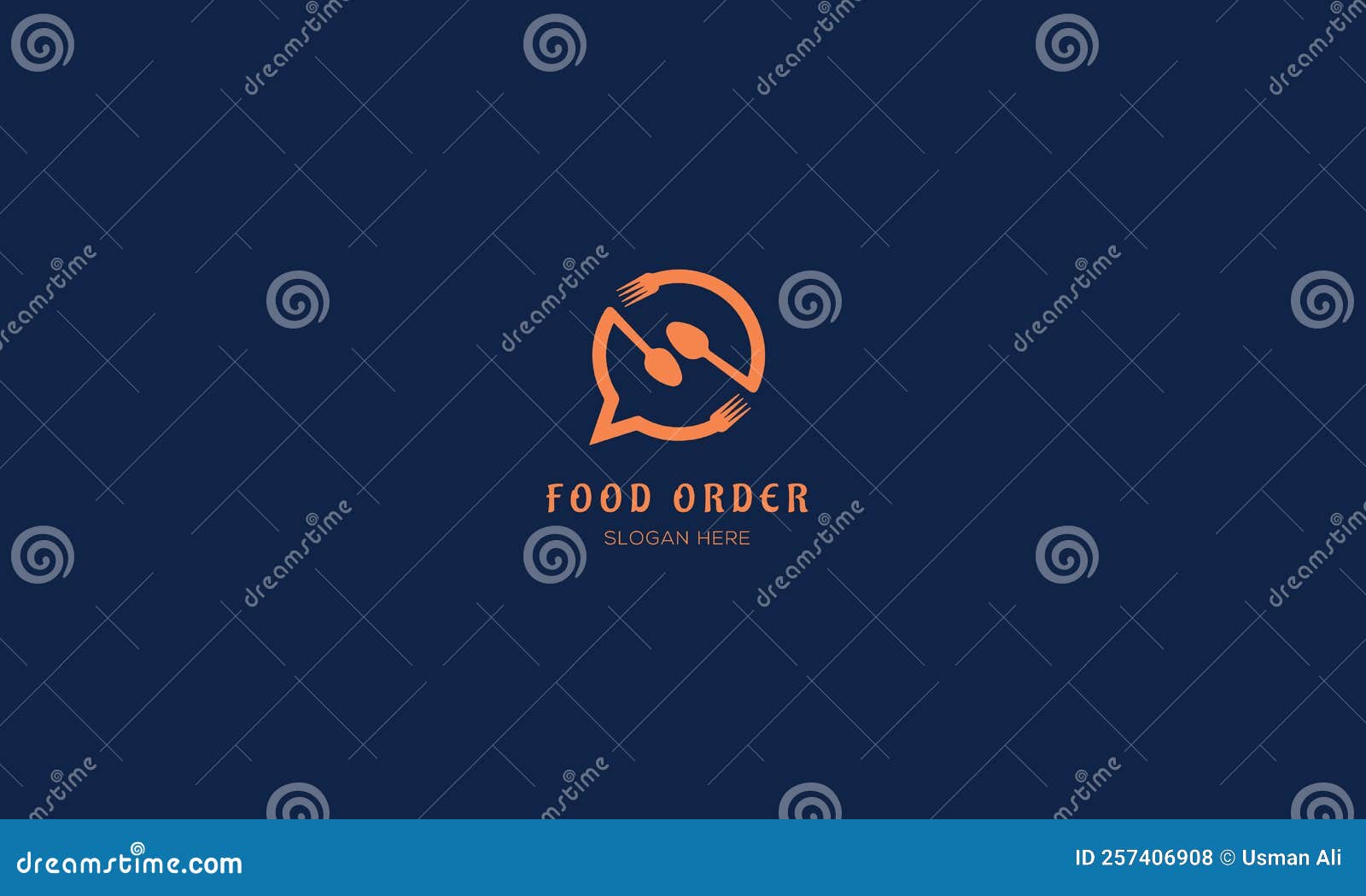 Food Order Logo Vector for Restaurant, Application Stock Vector ...