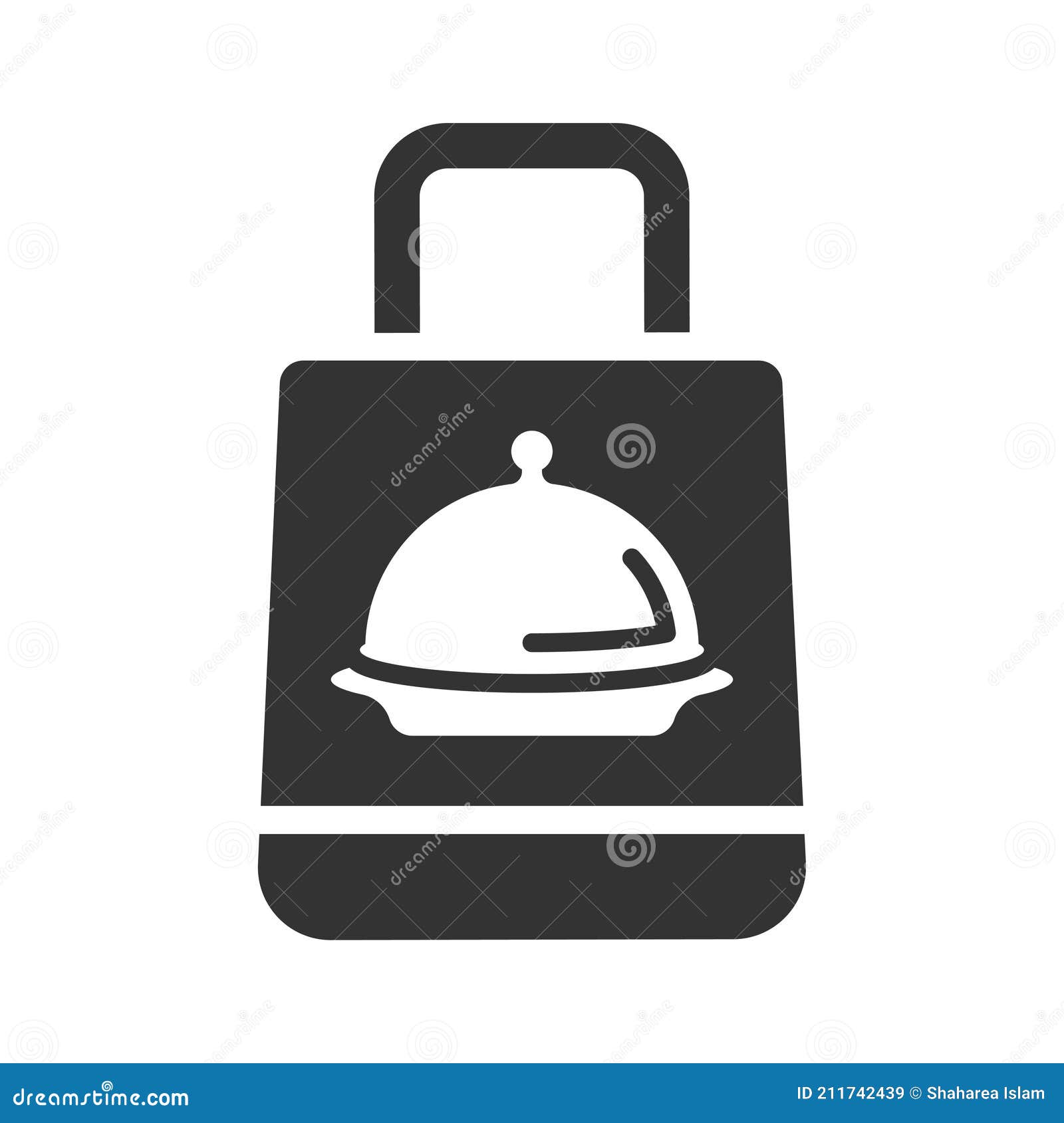 Food pack icon stock vector. Illustration of designed - 211742439
