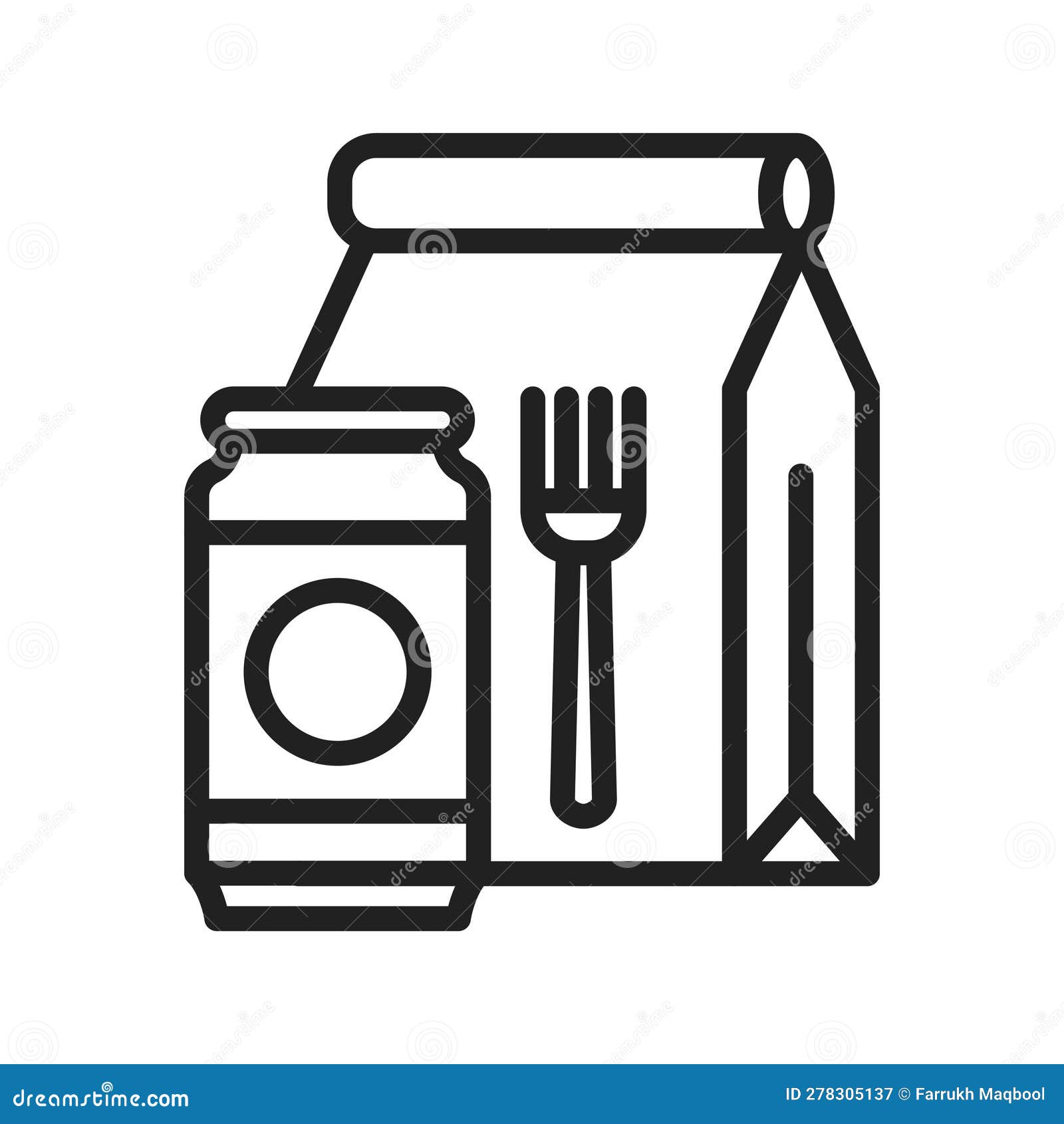 Food Pack Icon Vector Image. Stock Vector - Illustration of concept ...