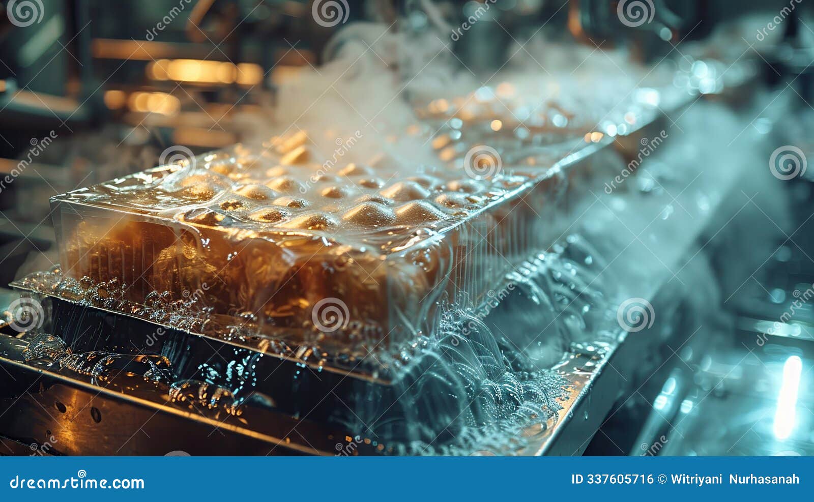 Food Packaging Process stock illustration. Illustration of conveyor ...