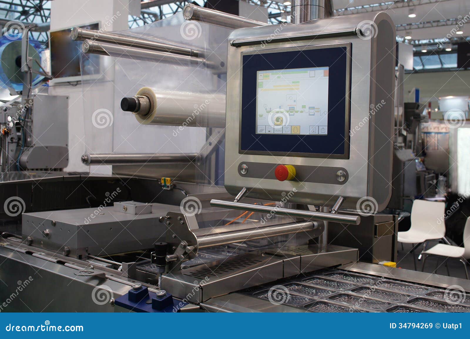 Food Packing Industry Equipment Stock Image - Image of industrial ...