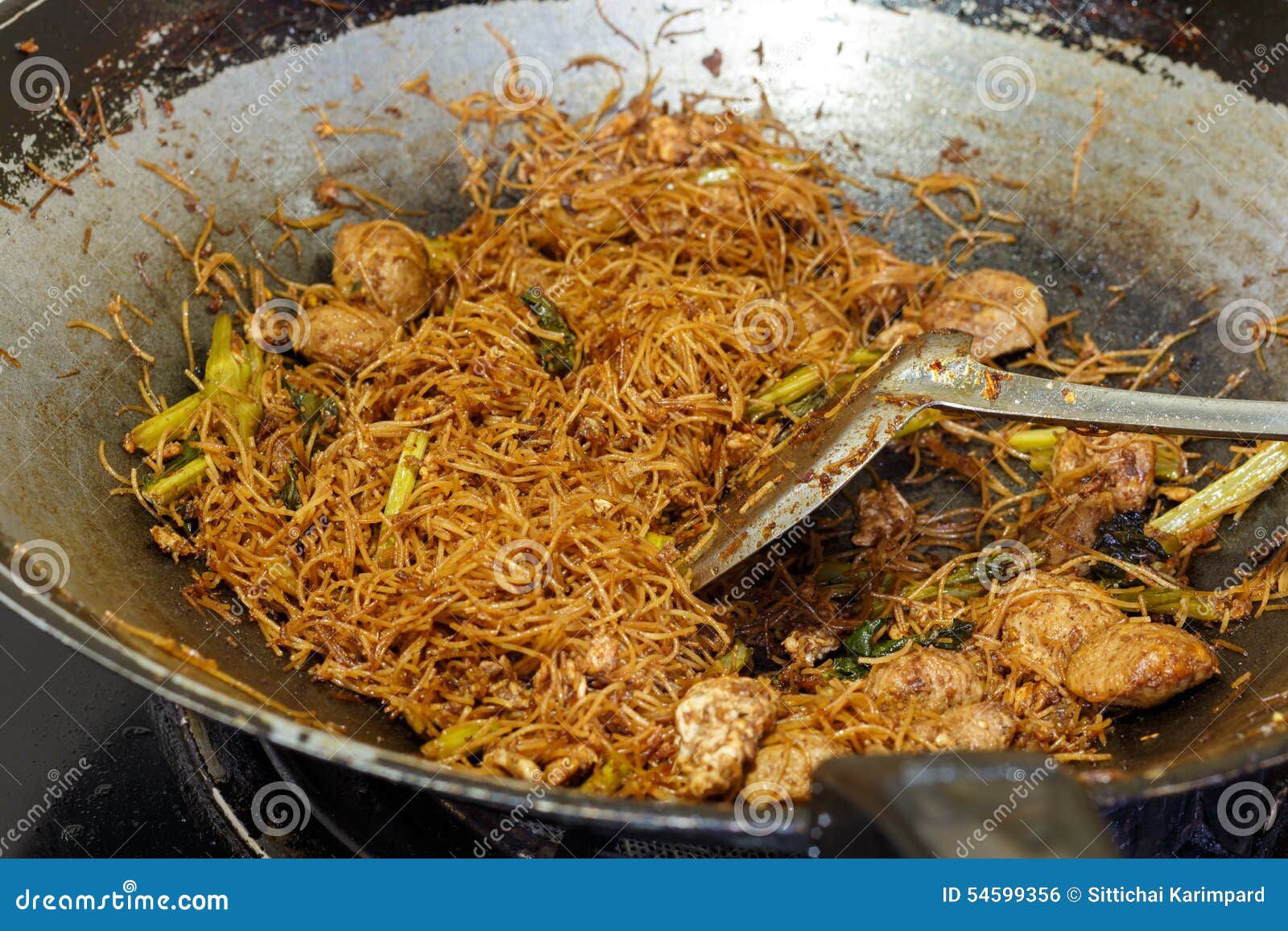 Food in pan stock photo. Image of dried, delicious, meat - 54599356