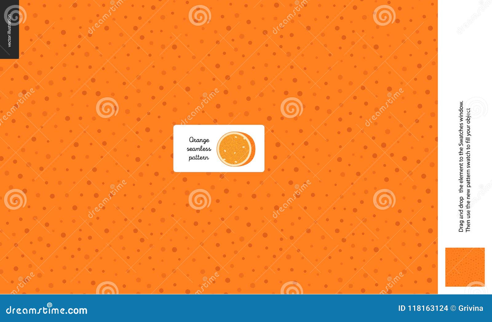 Food Patterns, Fruit, Orange Stock Vector - Illustration of melon, rind ...