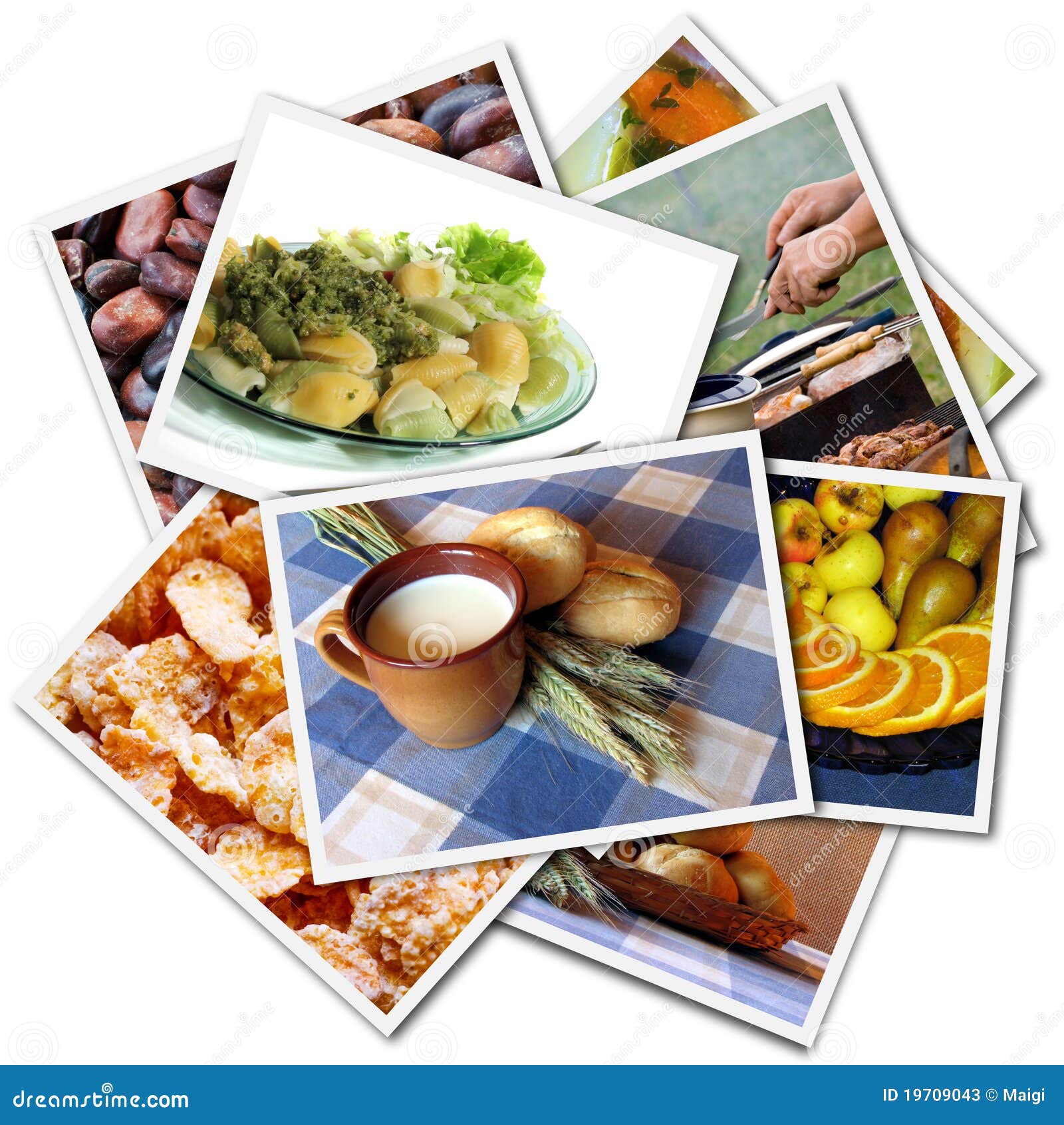 Food photos collage stock image. Image of pasta, snapshot - 19709043