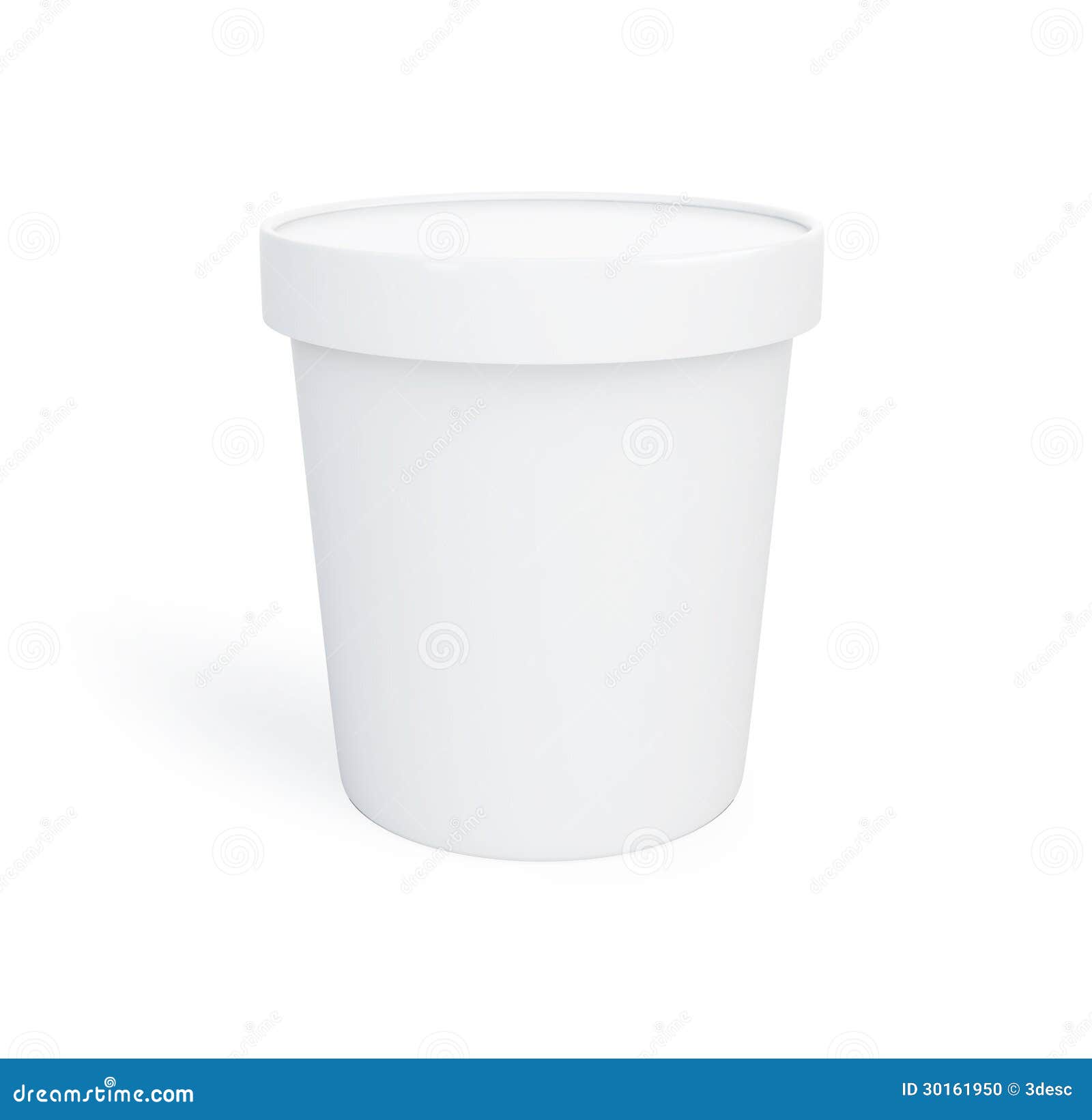 Food Plastic Container White Background Stock Illustration ...