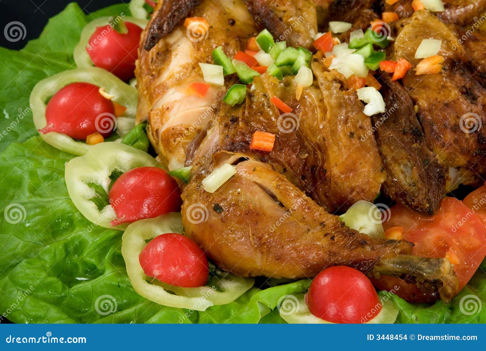 Food plate stock photo. Image of vegetables, sausage, meal - 3448454