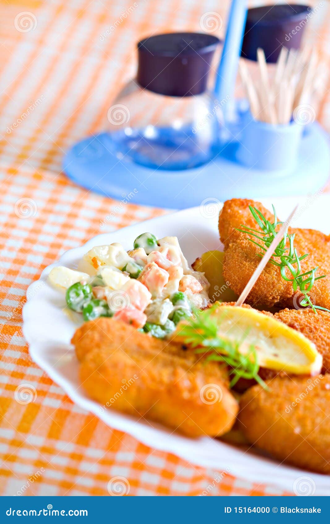 Food Plate with Salt Dish Vegetable Stock Photo - Image of taste, plate ...