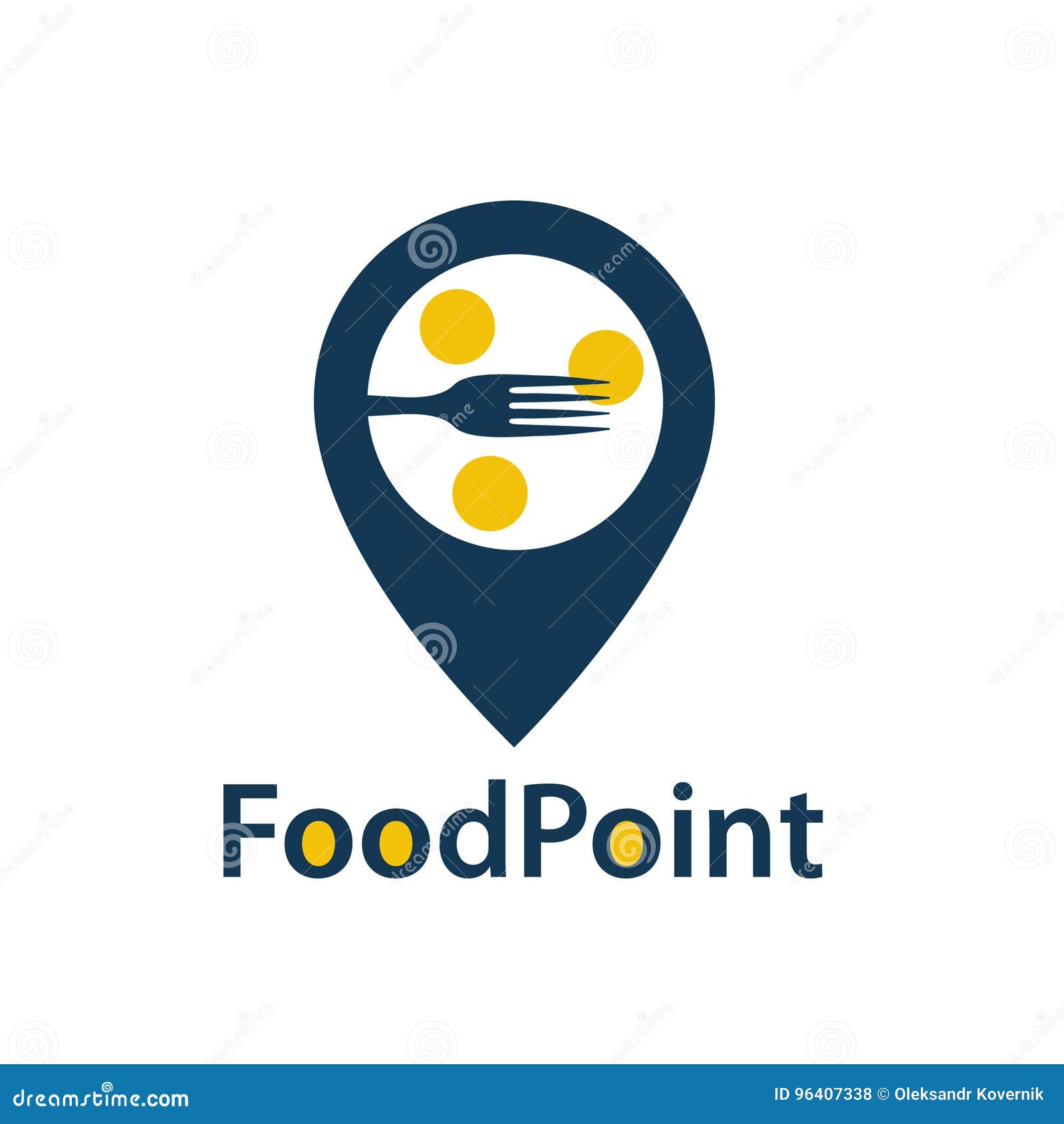 Food point icon stock vector. Illustration of cook, breakfast - 96407338