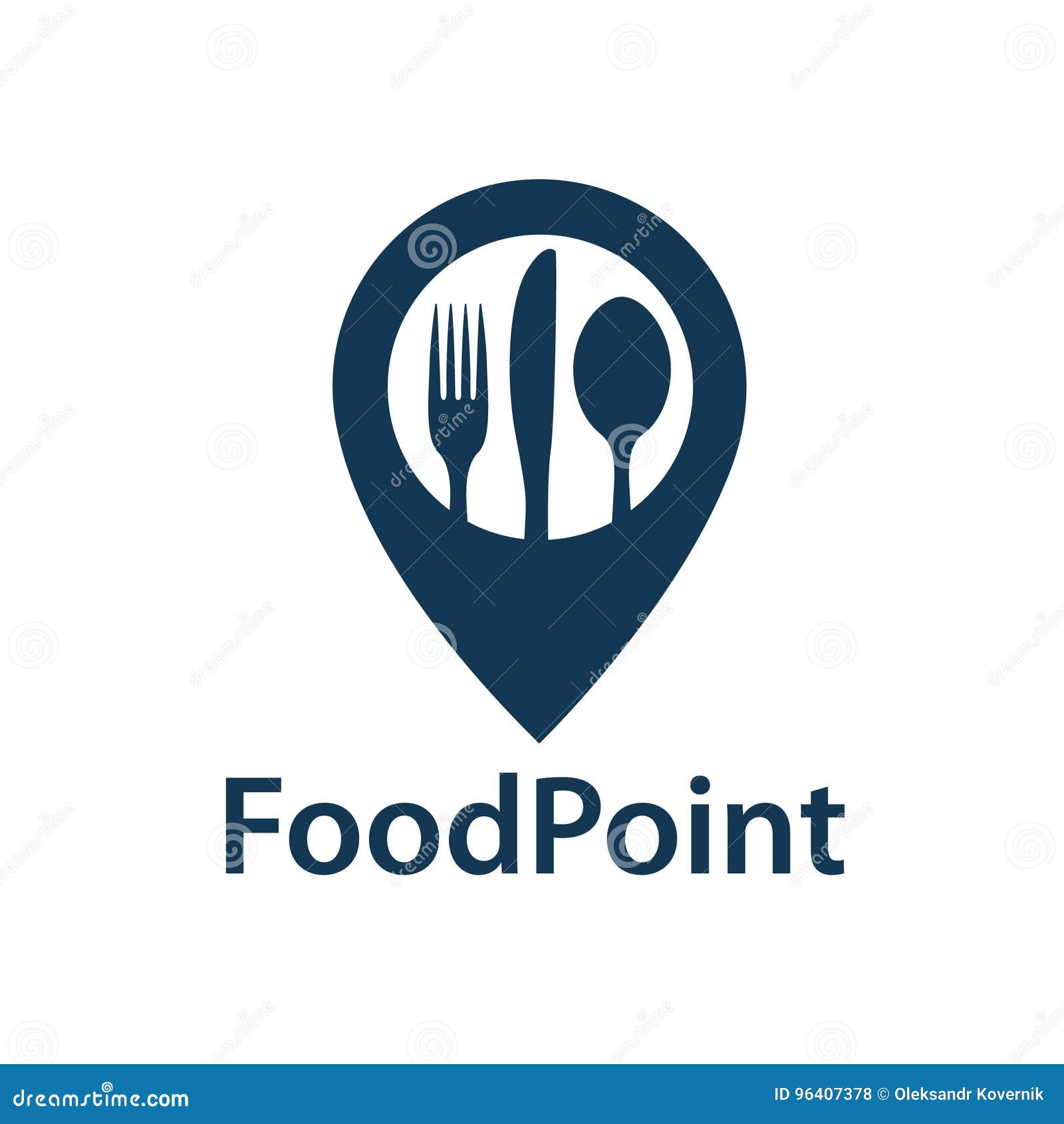 Food point icon stock vector. Illustration of breakfast - 96407378